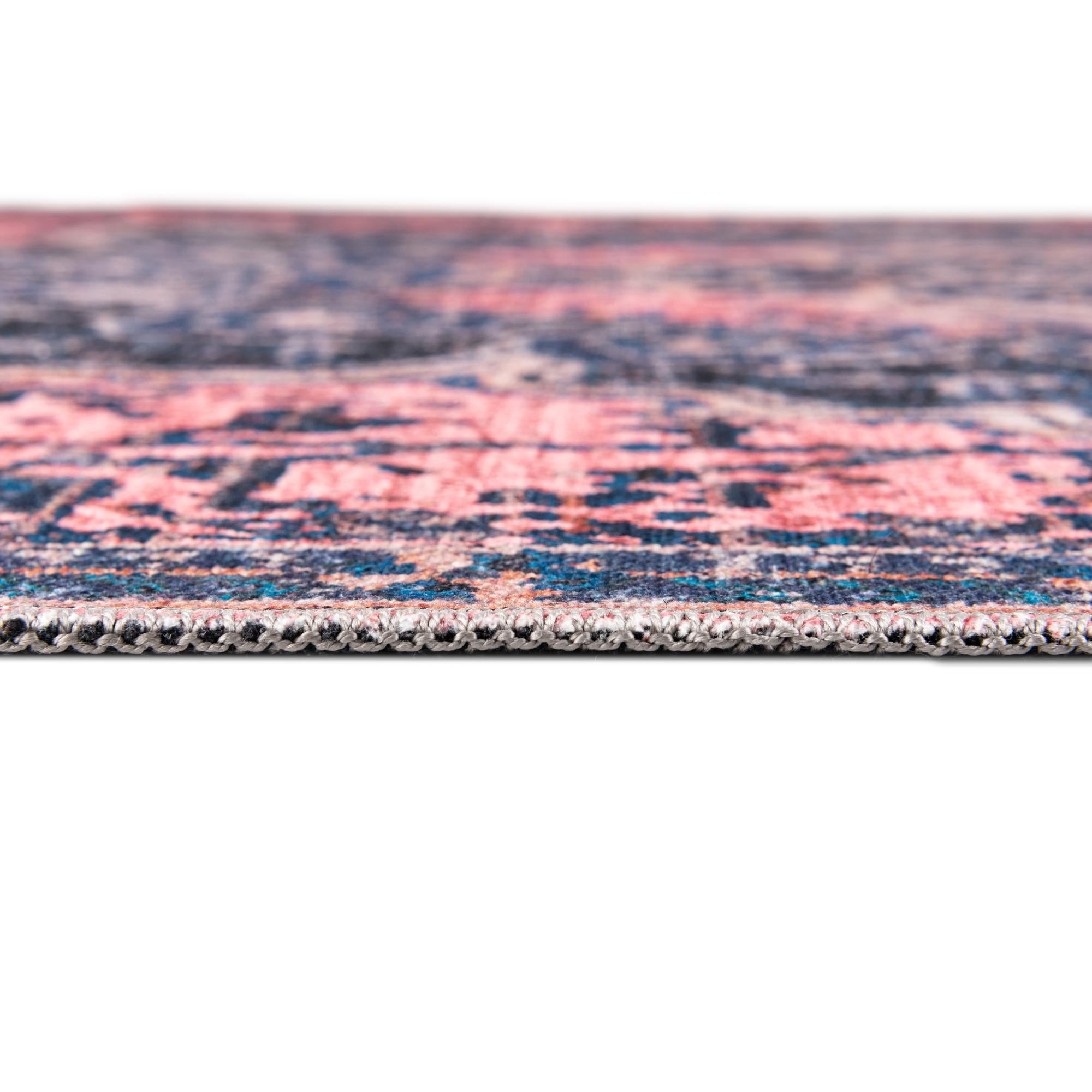 Salmon Pink 7' 10 x 11' Washable Francesca Rug | Rugs.com