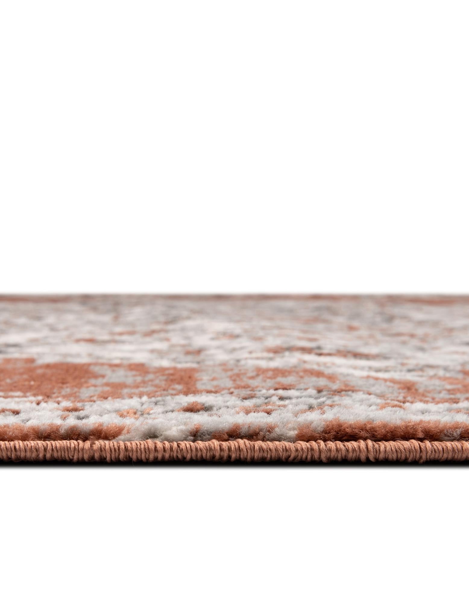 Salmon Pink 5' 3 x 5' 3 Nyla Round Rug | Rugs.com