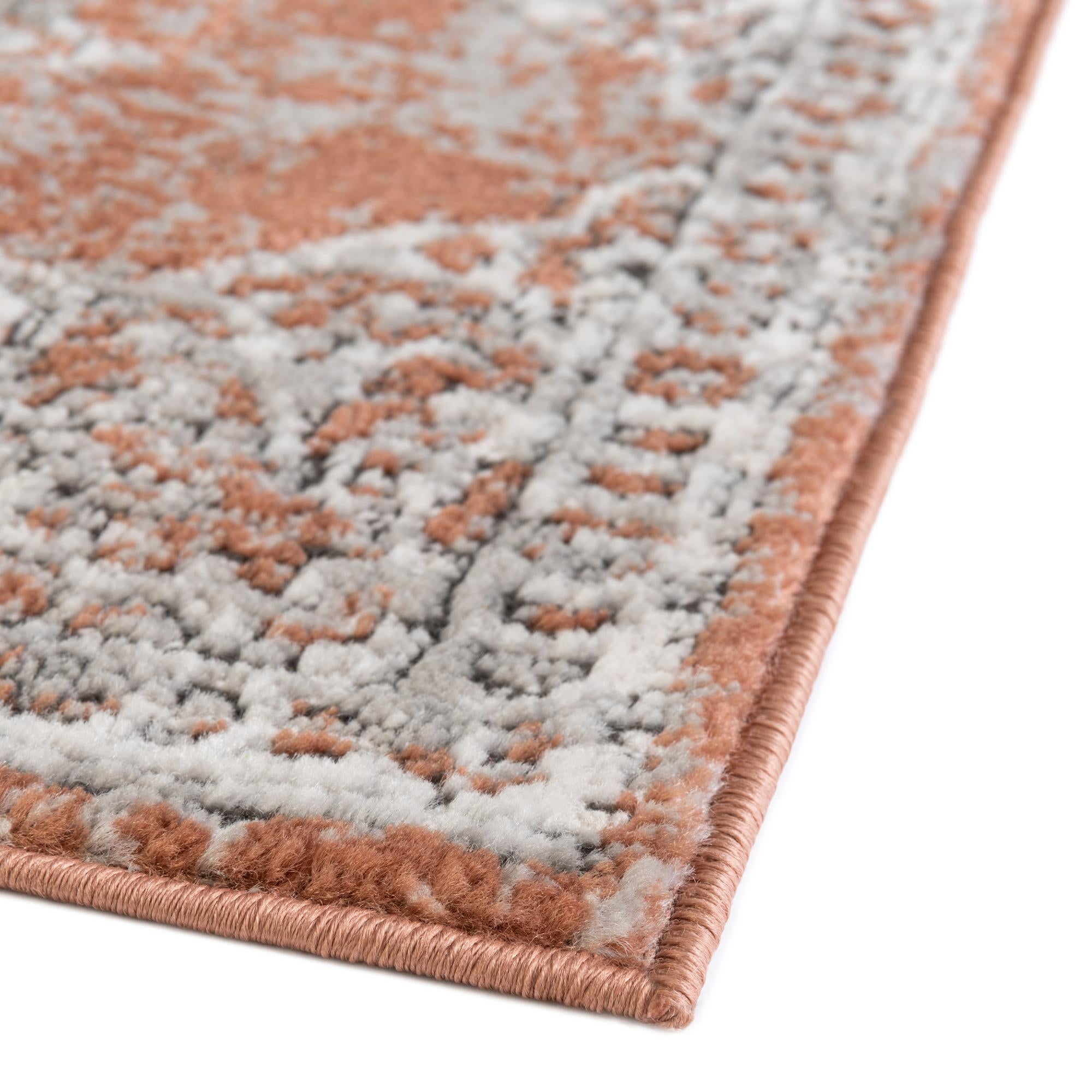 Salmon Pink 2' x 8' Nyla Runner Rug | Rugs.com