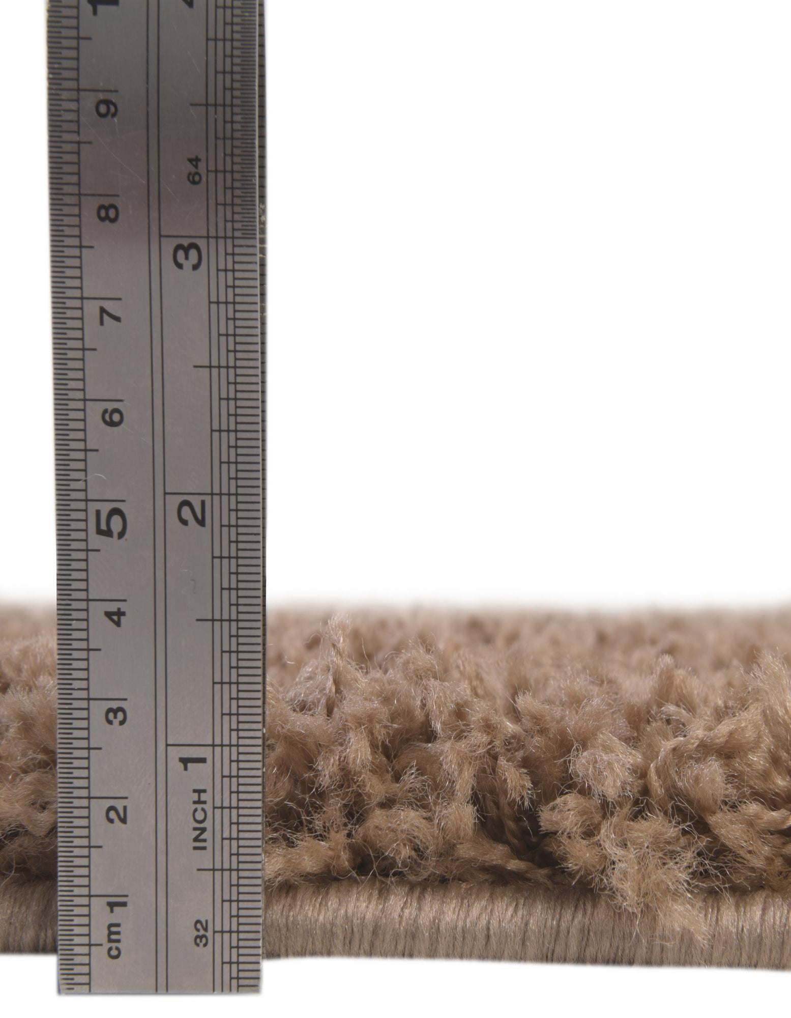 Sandy Brown 7' x 10' Solid Shag Rug | Rugs.com
