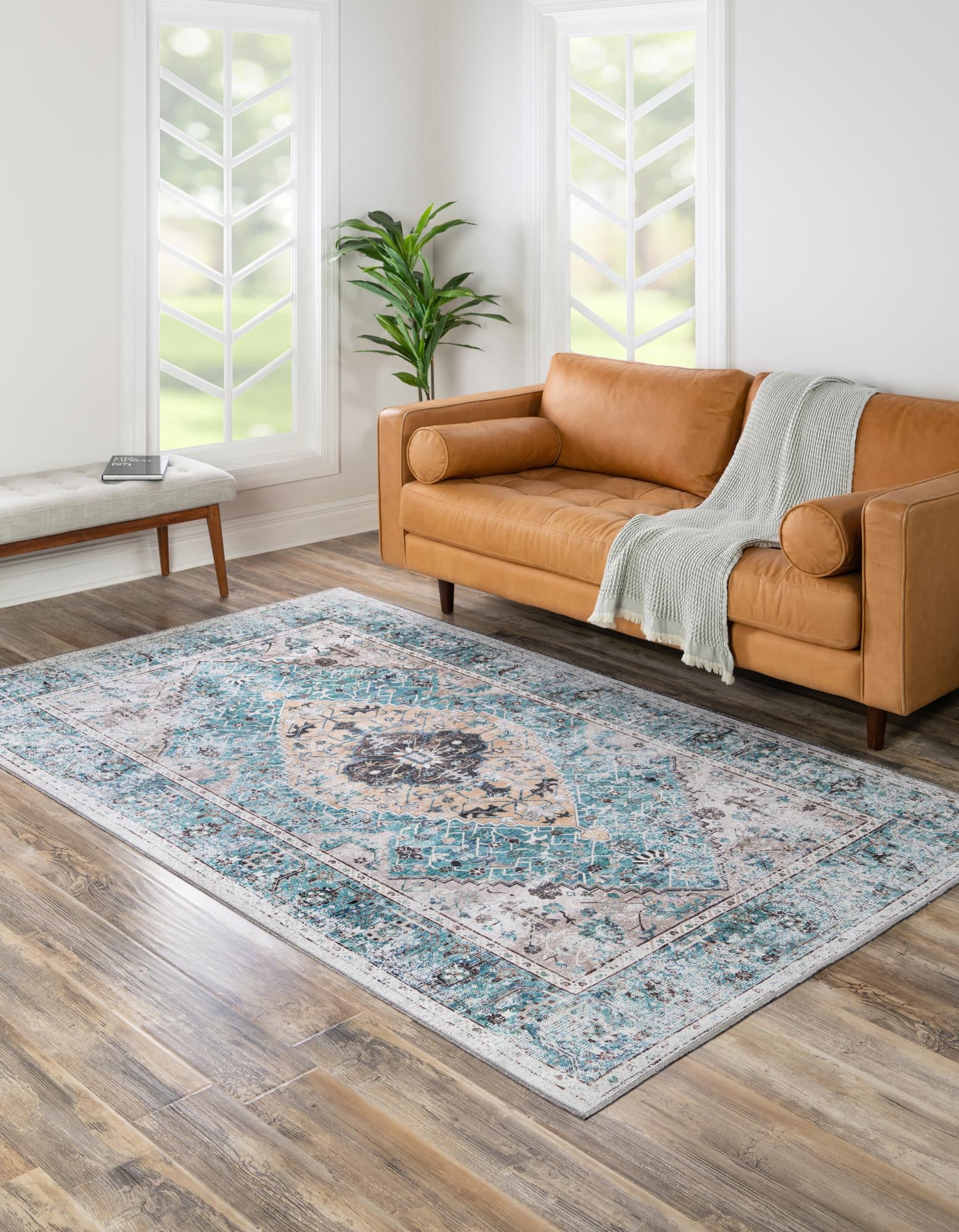 Seaglass 6' x 9' Washable Yara Rug | Rugs.com