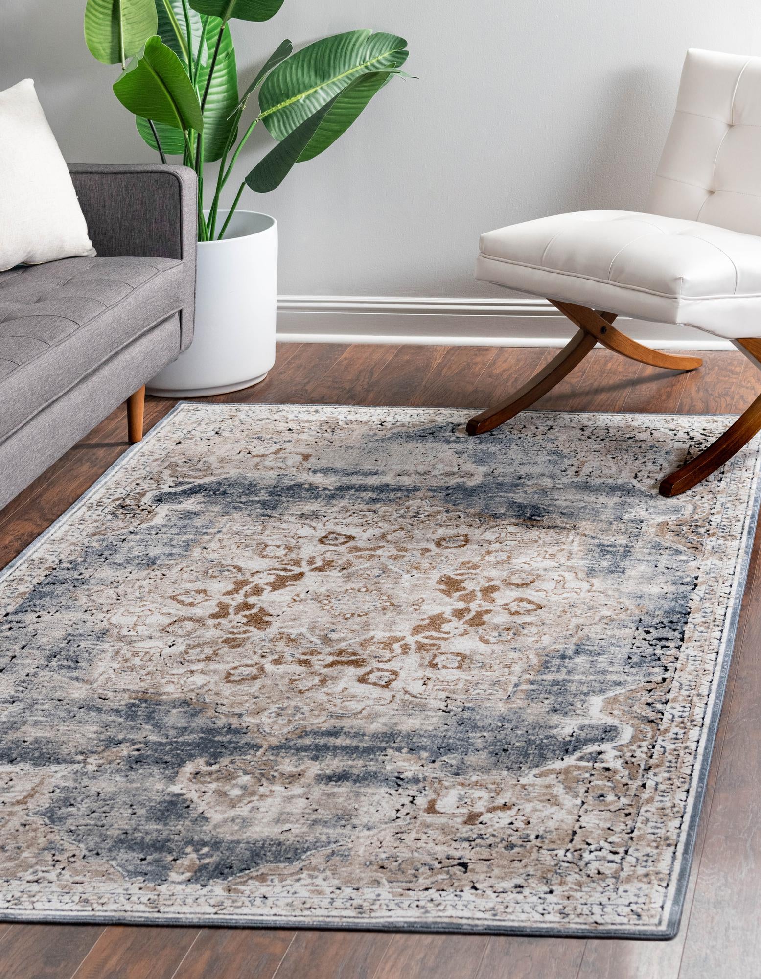 Blue 8' x 10' Eden Rug | Rugs.com