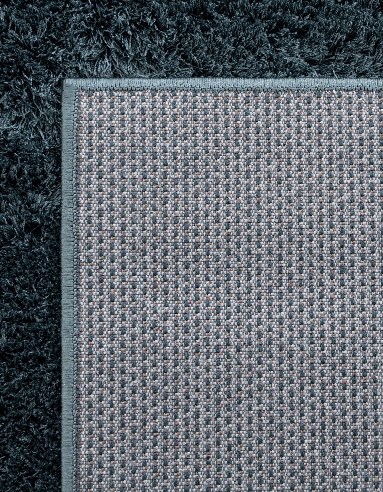 Slate Blue 8' x 10' Solid Shag Rug | Rugs.com