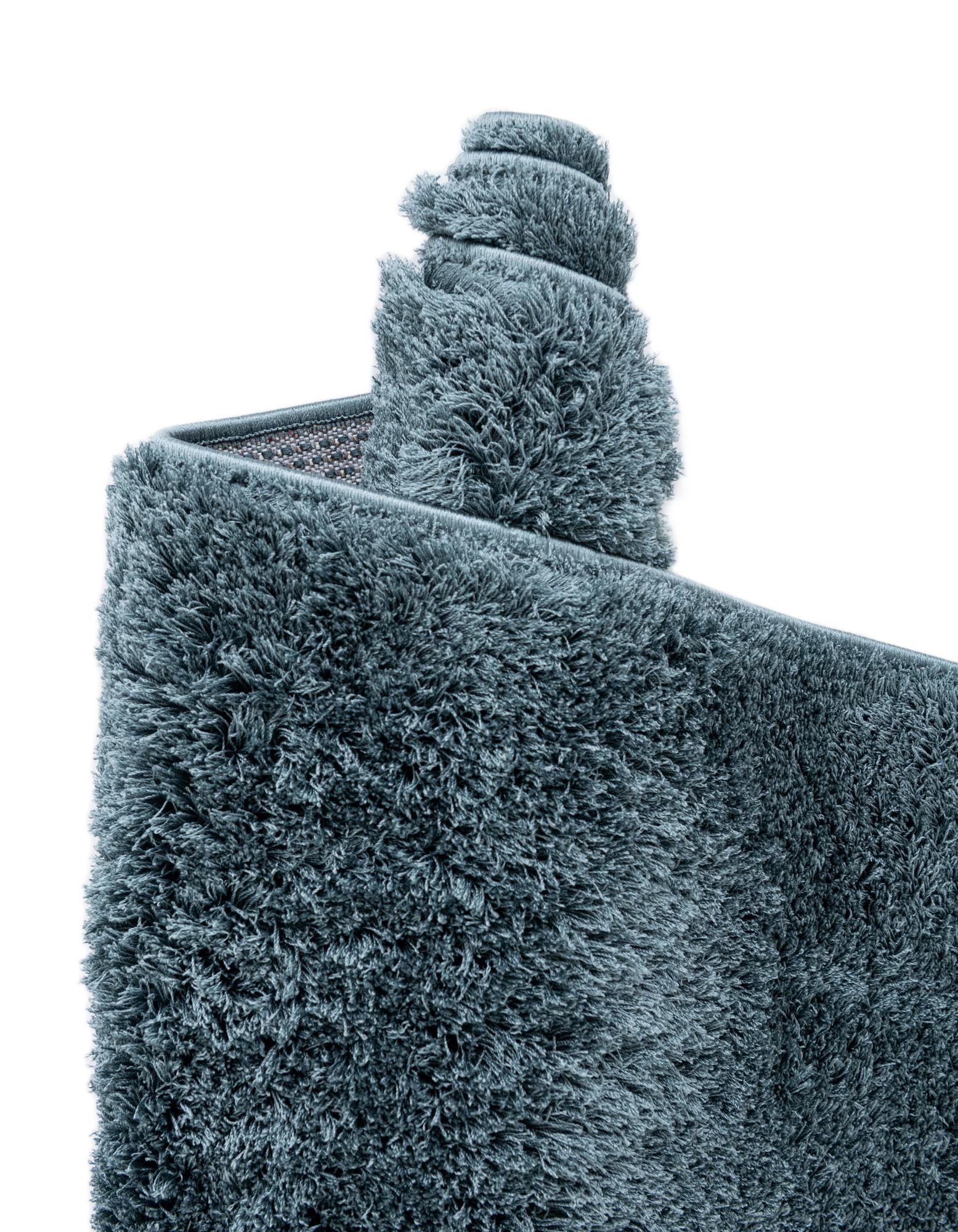 Slate Blue 9' x 12' Solid Shag Rug | Rugs.com