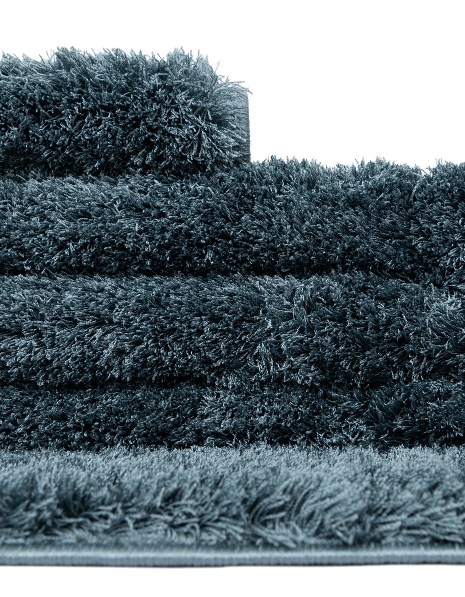 Slate Blue 9' x 12' Solid Shag Rug | Rugs.com