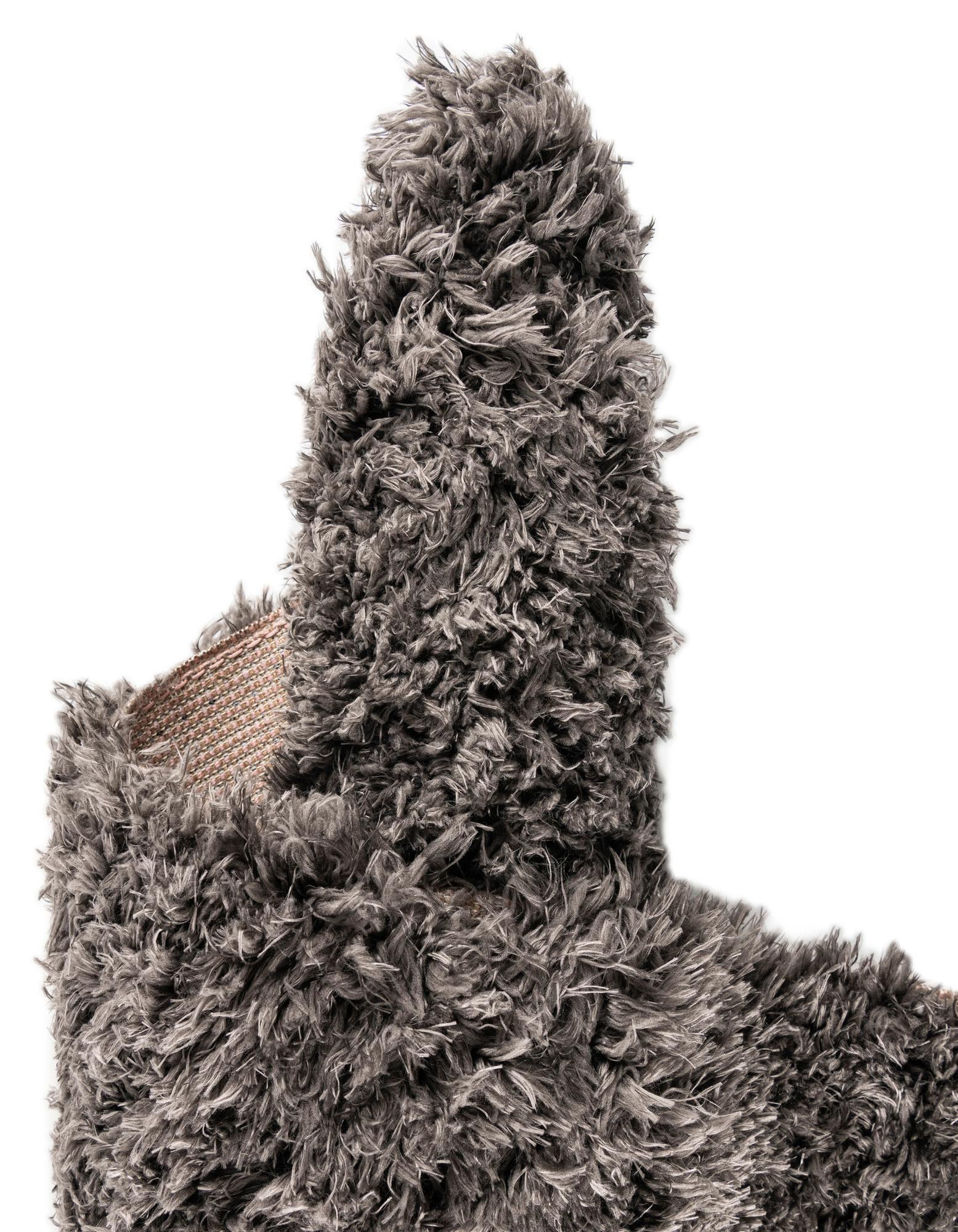 Smoke 6' x 9' Infinity Shag Rug | Rugs.com