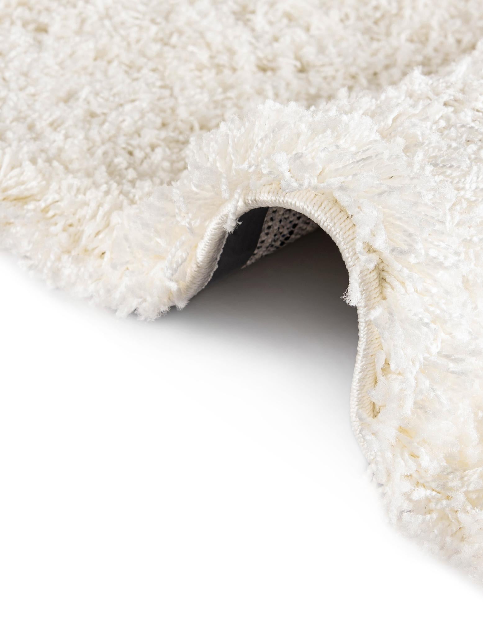 Snow White 7' 10 x 10' Solid Shag Rug | Rugs.com