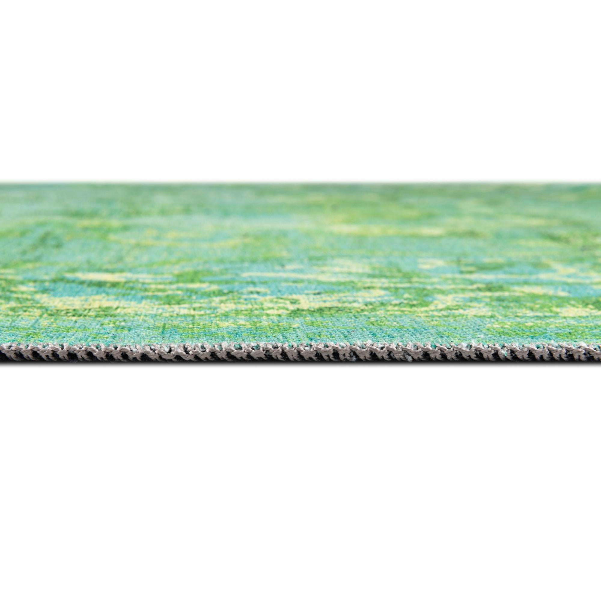 Spring Green 7' 3 x 7' 3 Washable Francesca Square Rug | Rugs.com