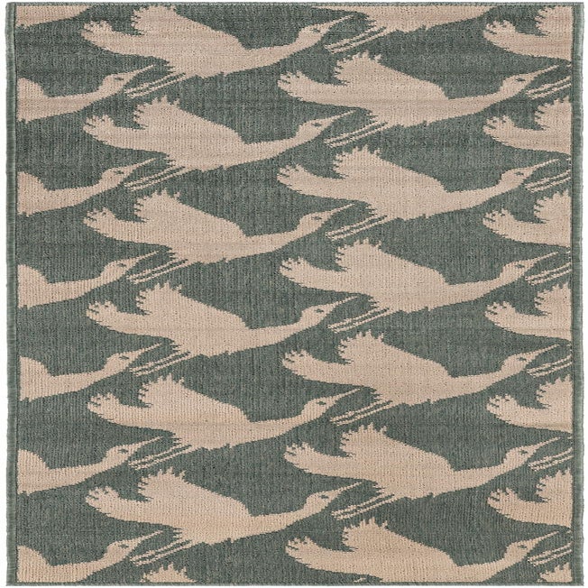 Stone Blue 2' x 6' Coastal Indoor / Outdoor Runner Rug | Rugs.com