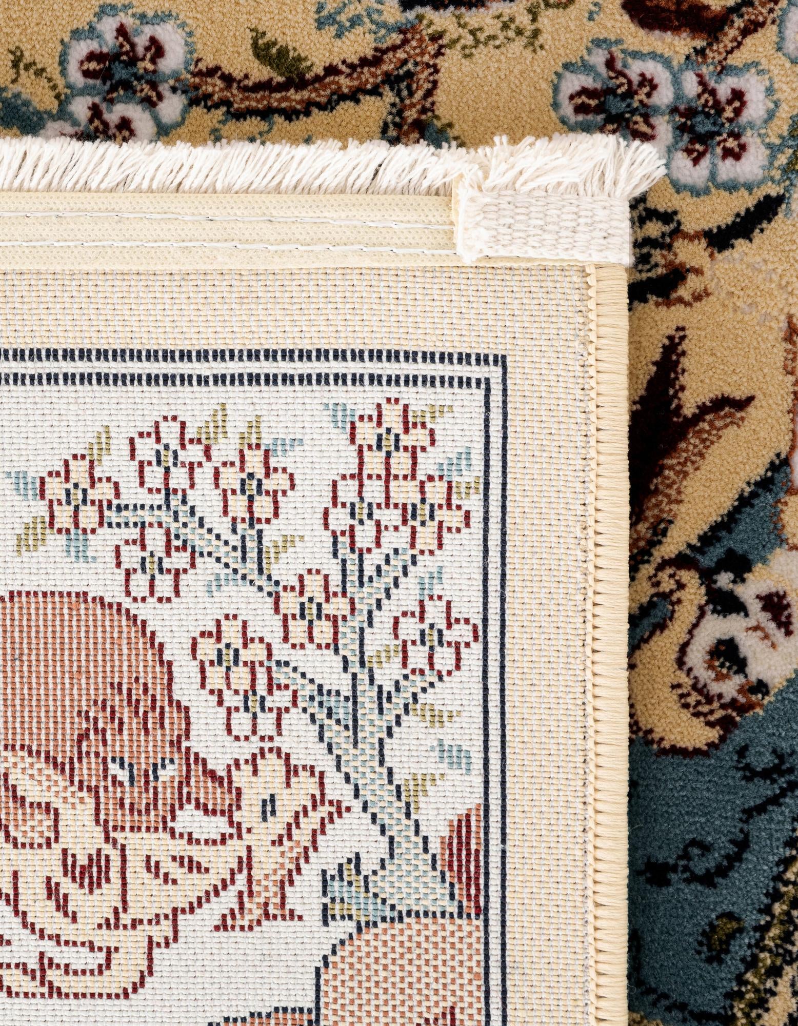 Tan 5' x 8' Nain Design Rug | Rugs.com