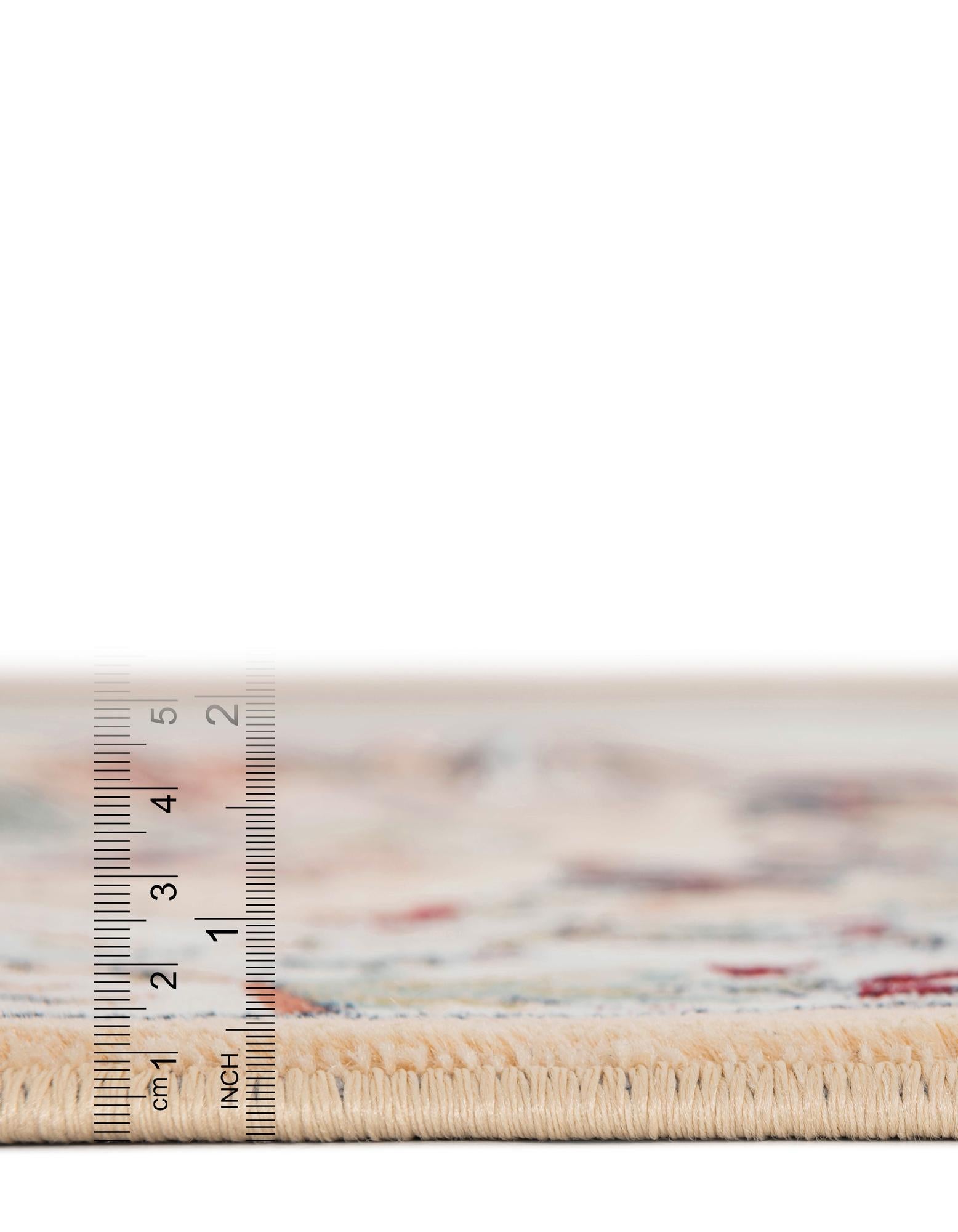 Tan 3' x 13' Nain Design Runner Rug | Rugs.com