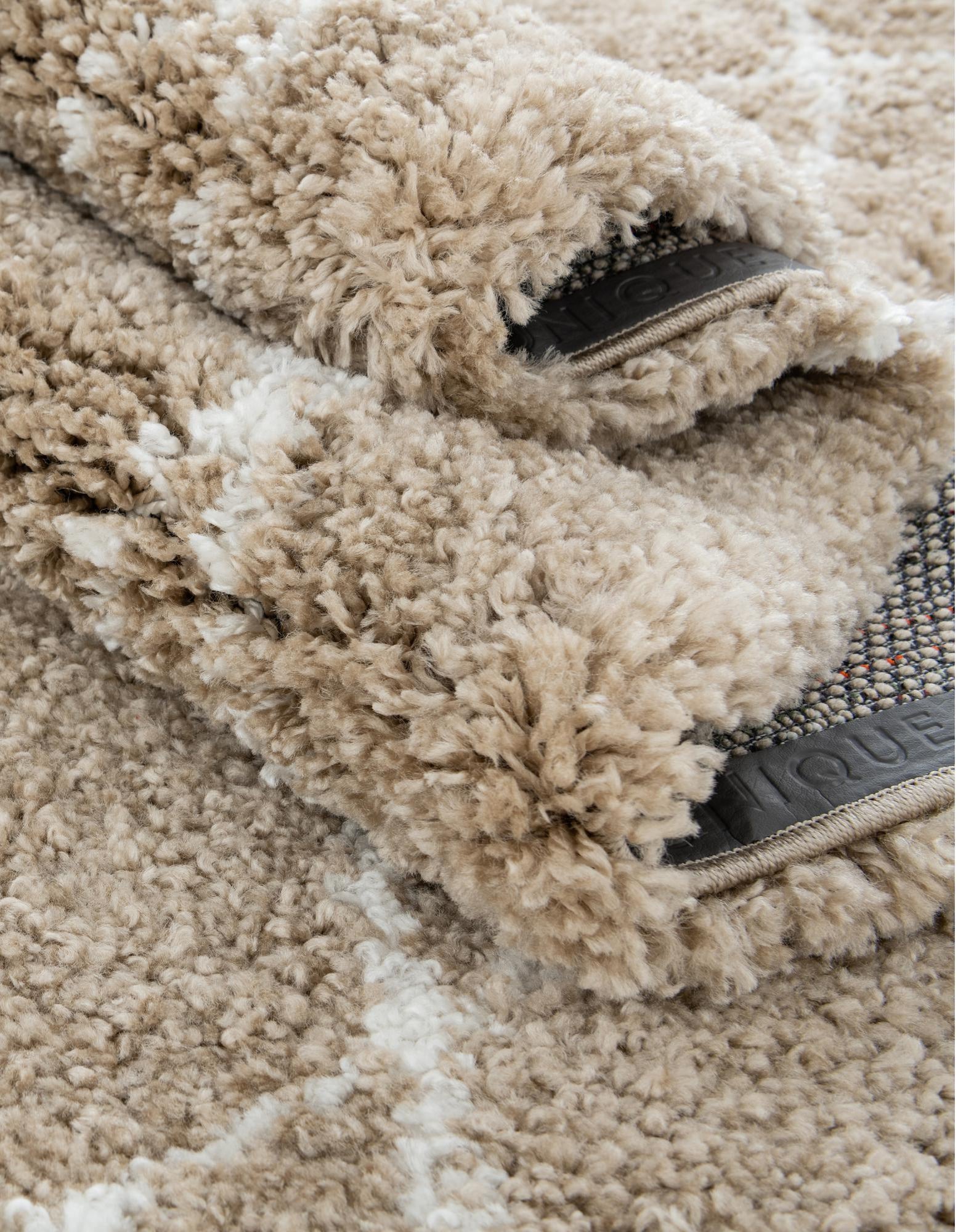 Taupe 9' x 12' 2 Moroccan Shag Rug | Rugs.com