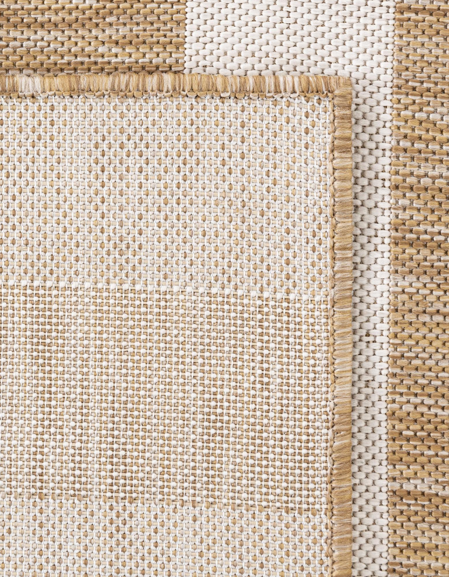 Taupe 4' x 6' Ribbon Indoor / Outdoor Rug | Rugs.com