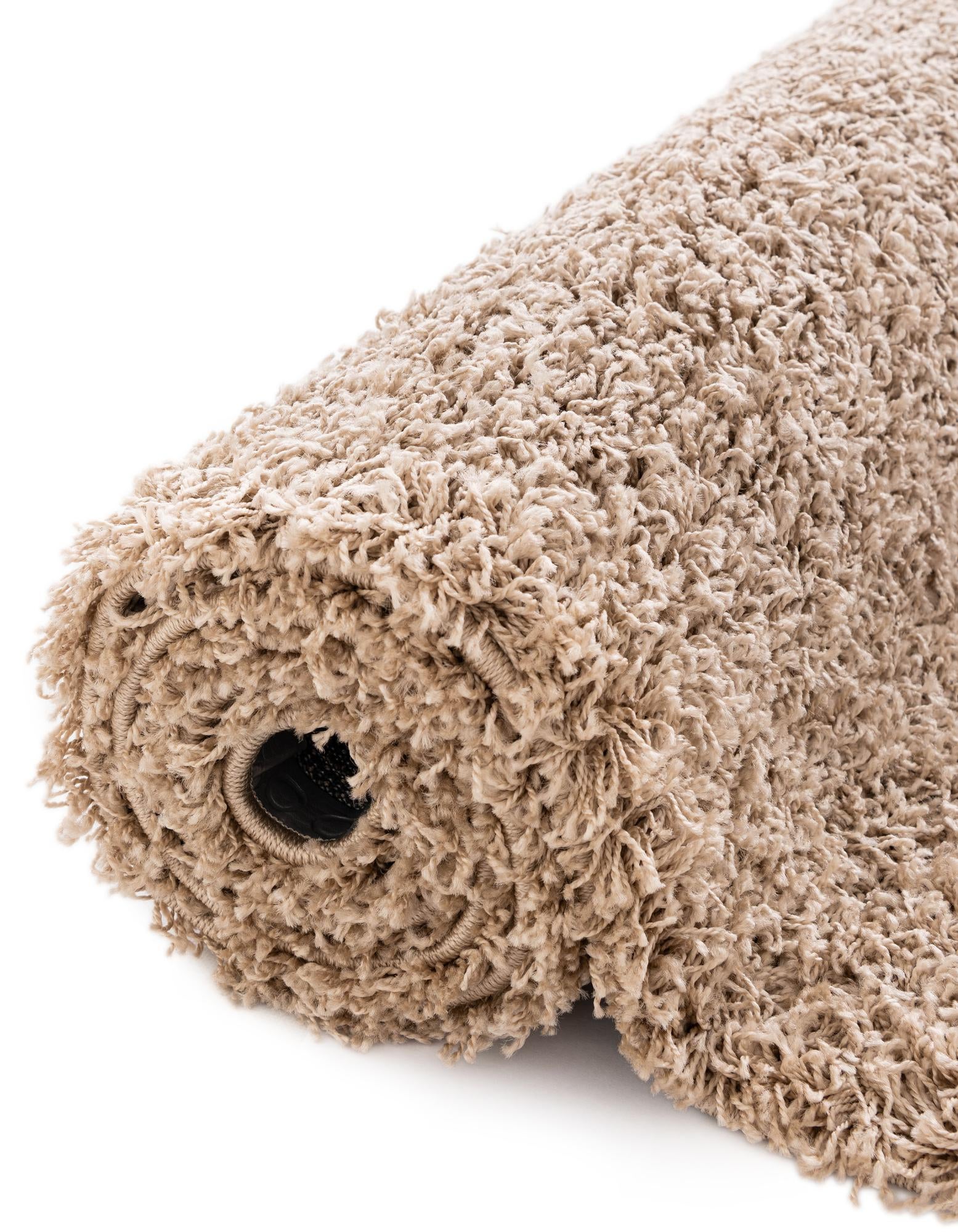 Taupe 3' x 5' 3 Solid Shag Rug | Rugs.com