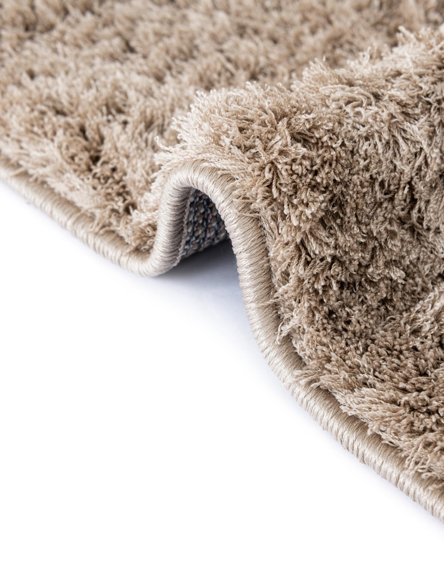 Taupe 9' x 12' 2 Solid Shag Rug | Rugs.com