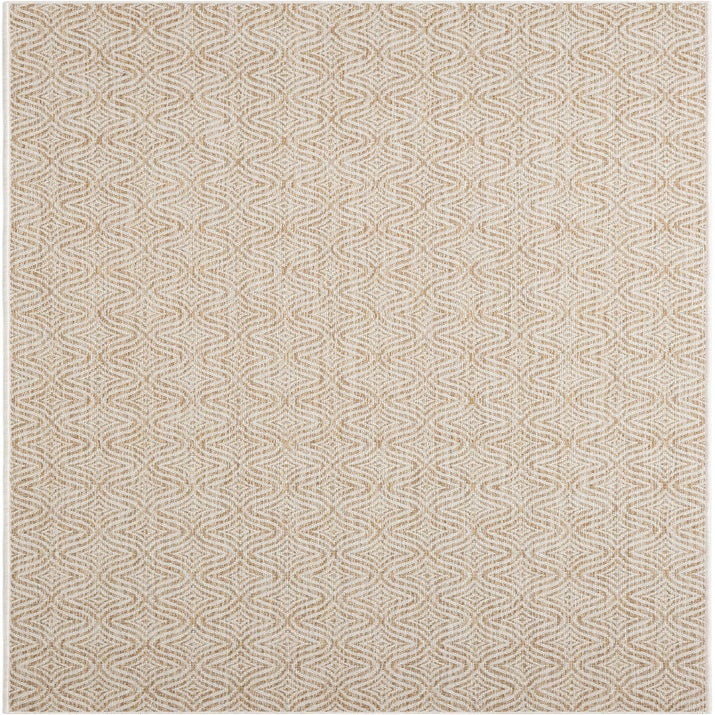 Taupe 3' 8 x 10' 5 Lattice Outdoor Runner Rug | Rugs.com