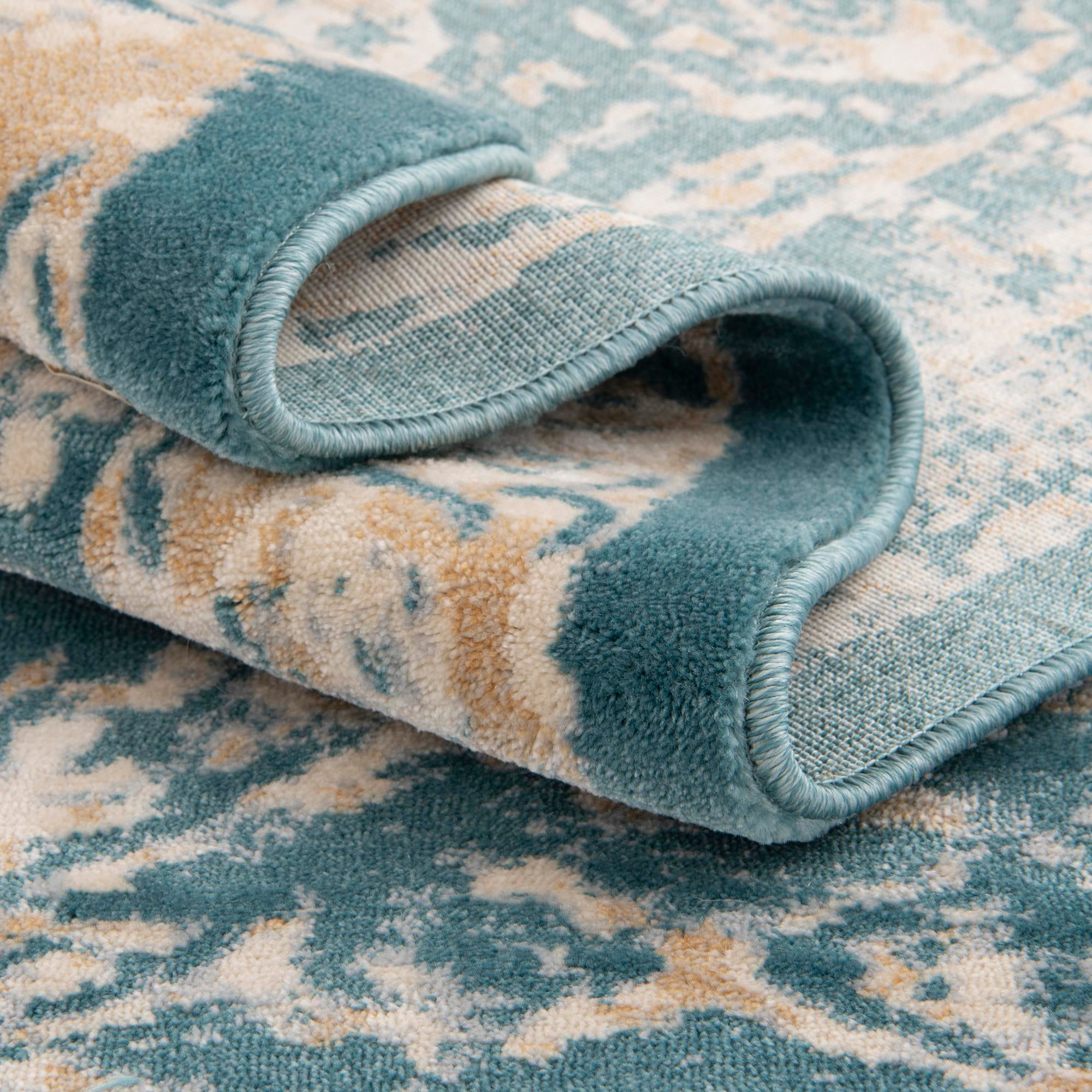 Teal 10' x 13' Dahlia Rug | Rugs.com