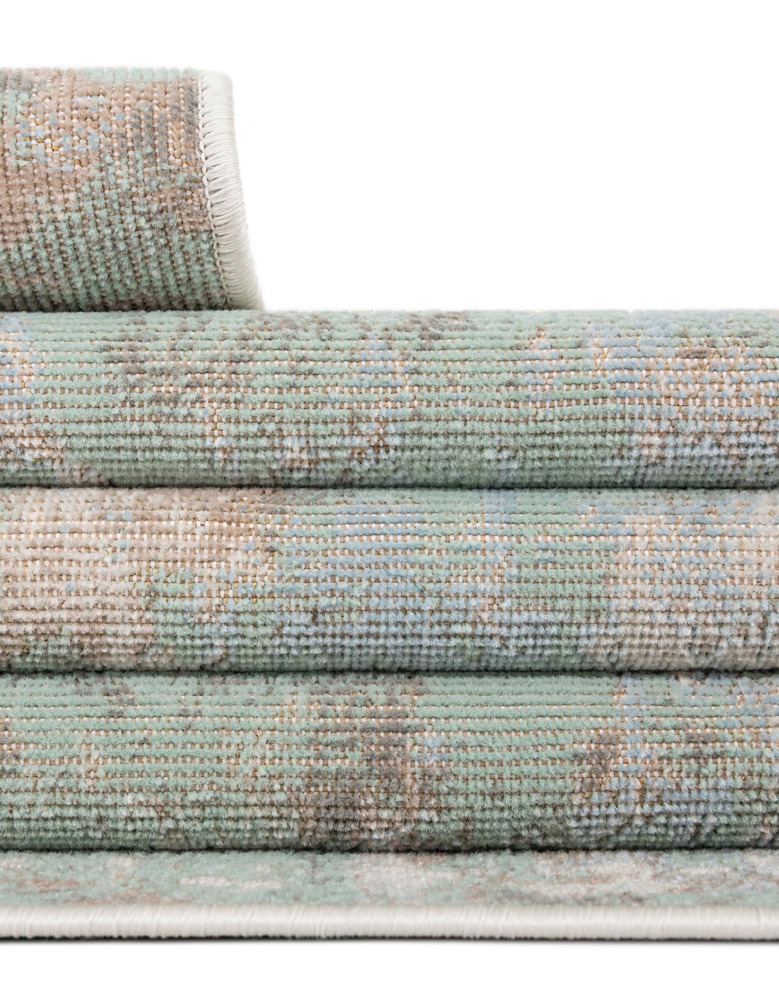 Teal 7' 10 x 10' Lotus Rug | Rugs.com