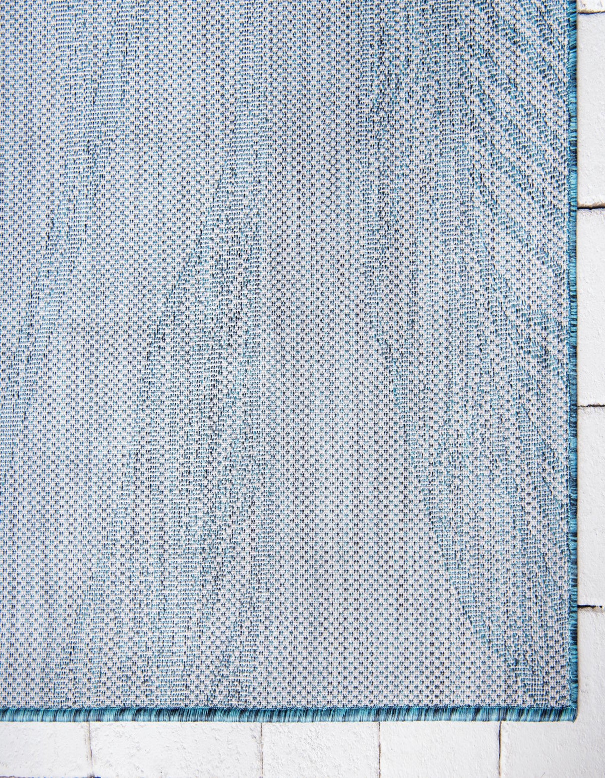 Teal 7' x 10' Botanical Indoor / Outdoor Rug | Rugs.com