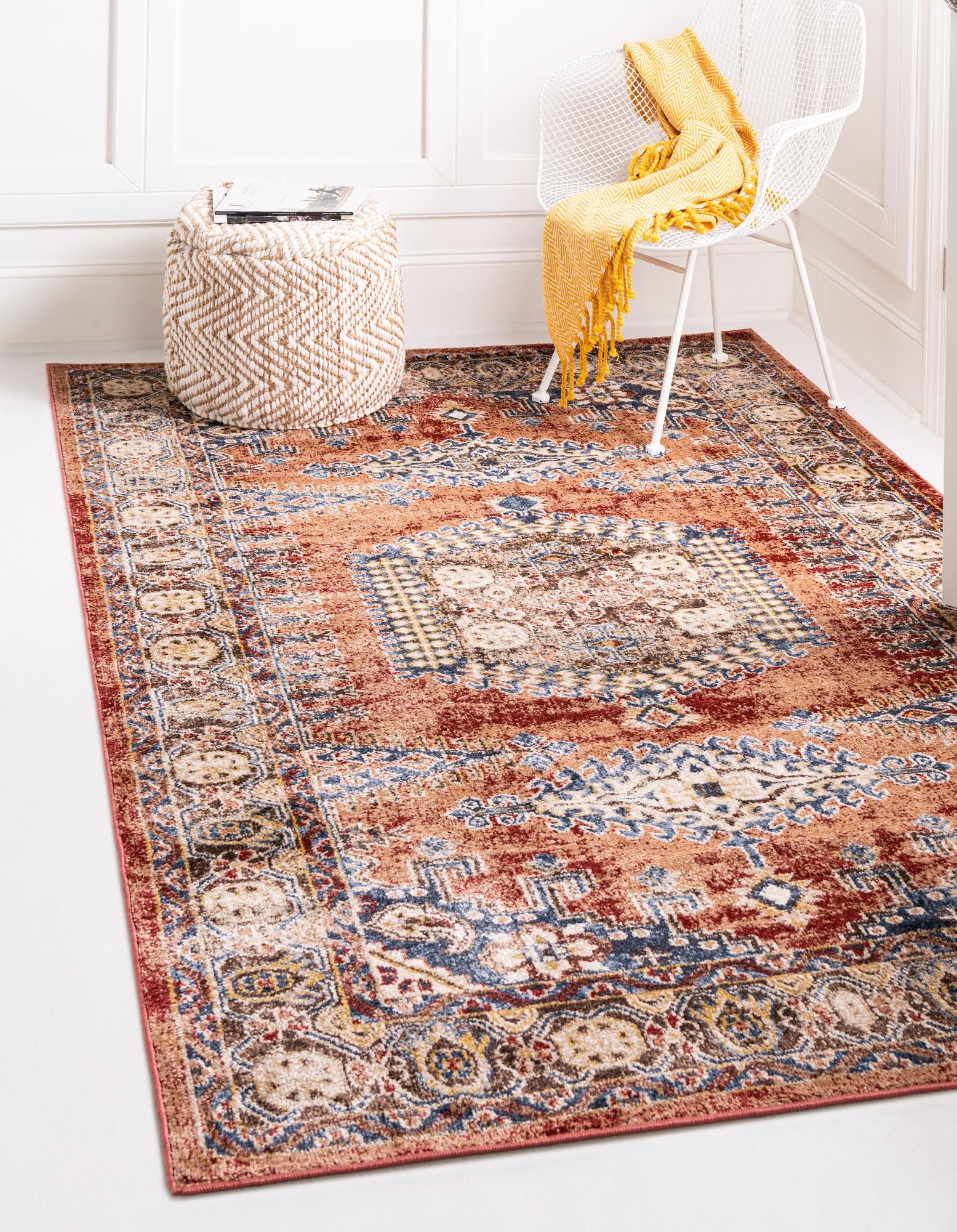 Terracotta 6' x 9' Eden Rug | Rugs.com