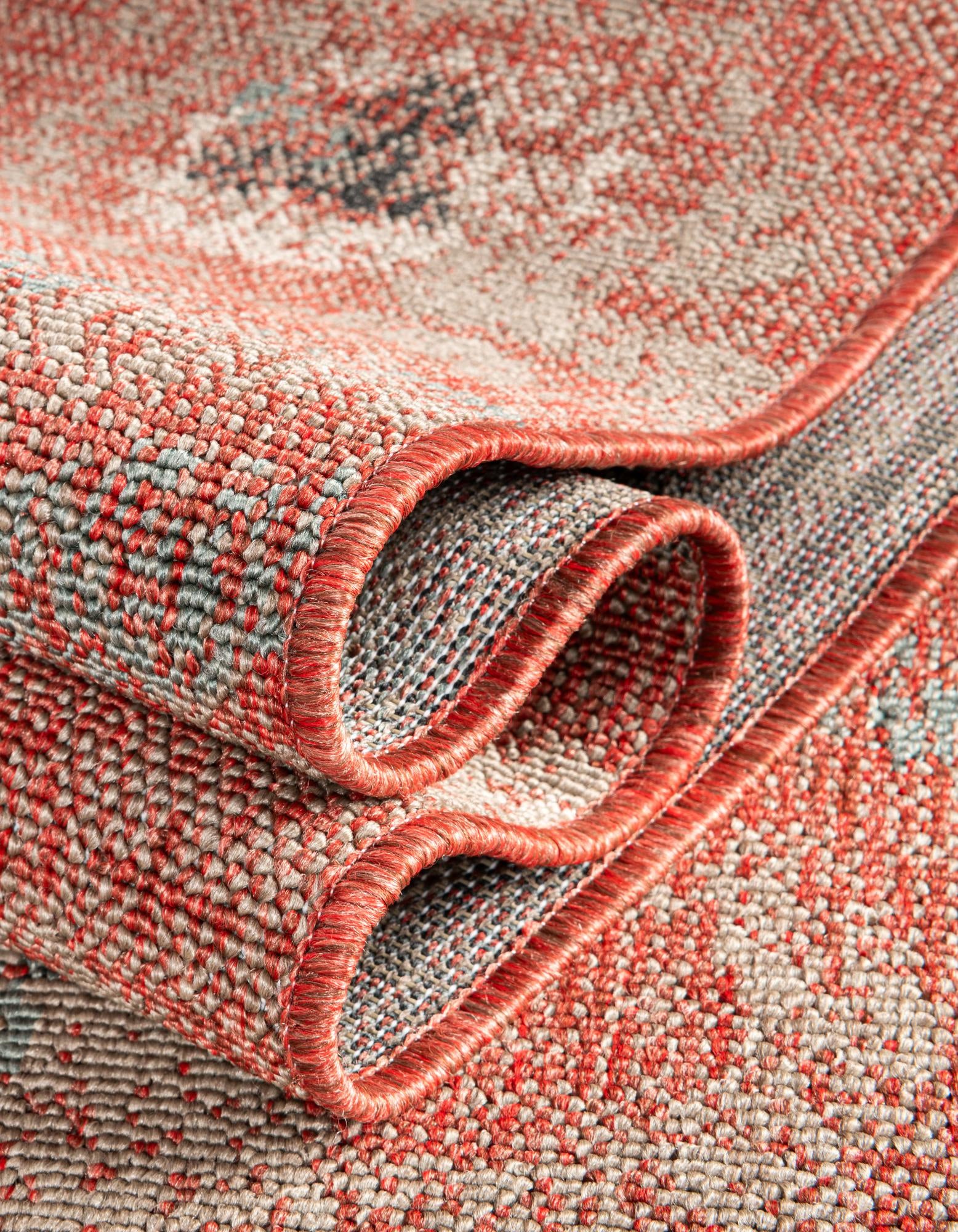 Terracotta 9' x 12' Botanical Indoor / Outdoor Rug | Rugs.com