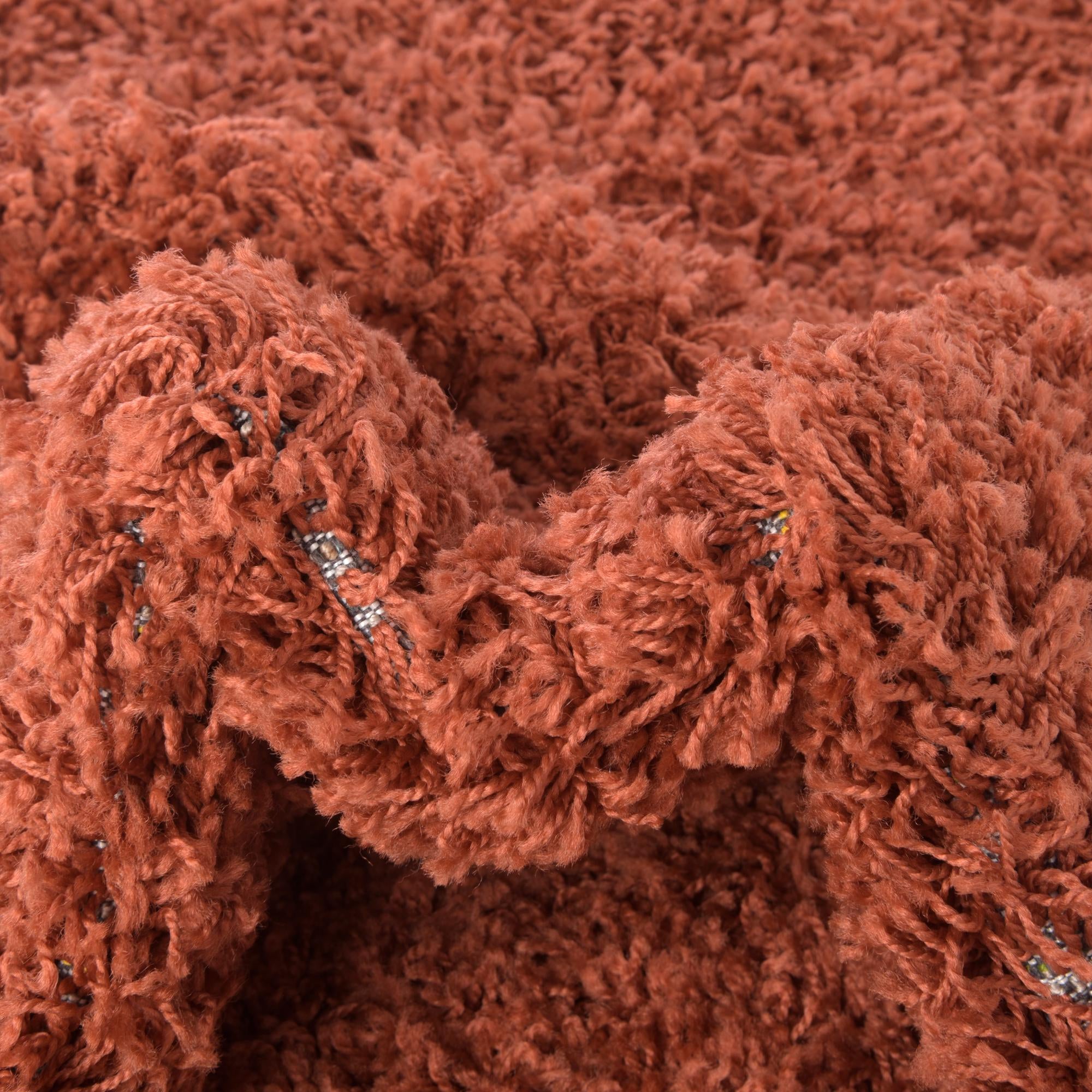 Terracotta 7' 10 x 10' Solid Shag Rug | Rugs.com