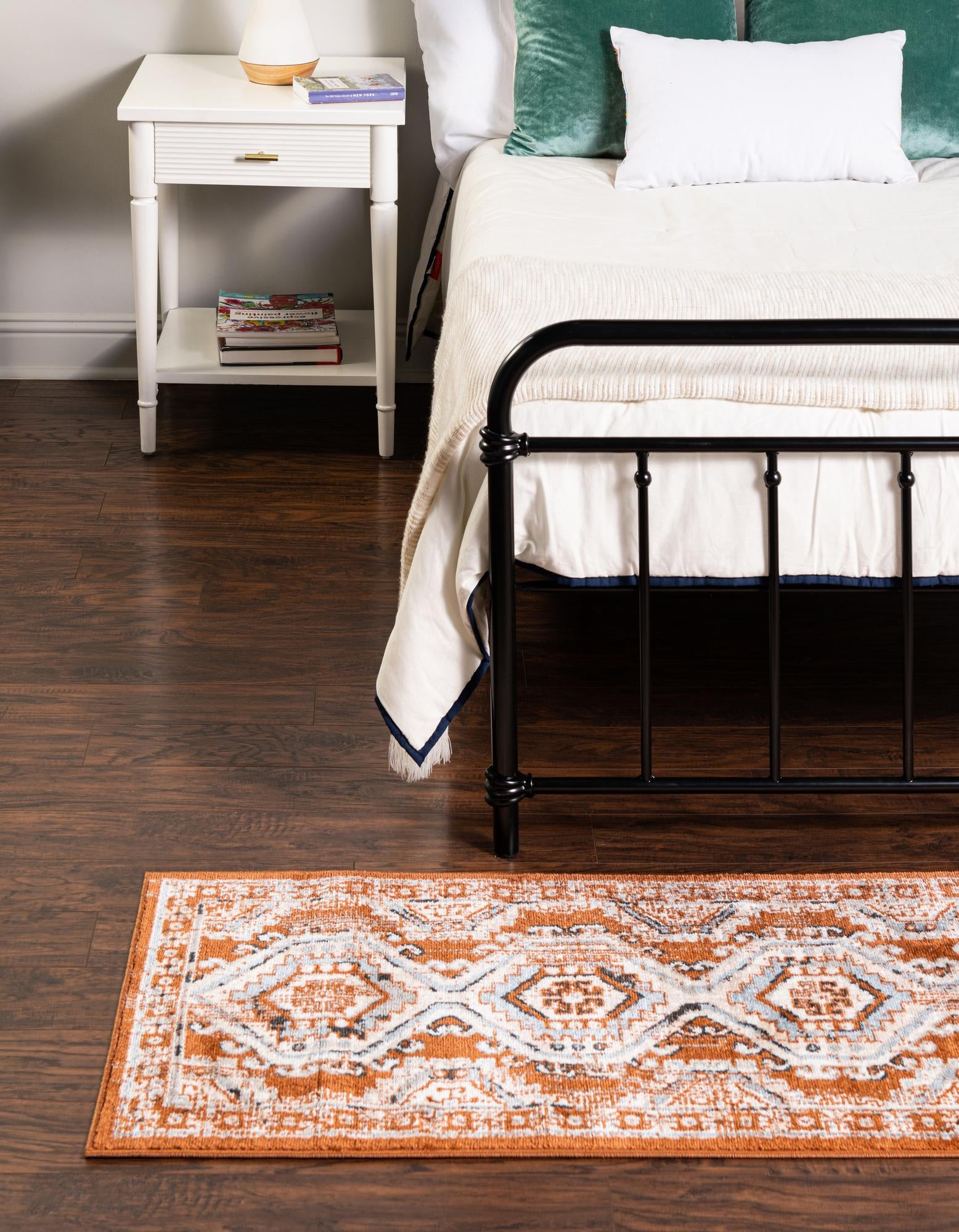 Terracotta 2' x 8' Charlotte Runner Rug | Rugs.com