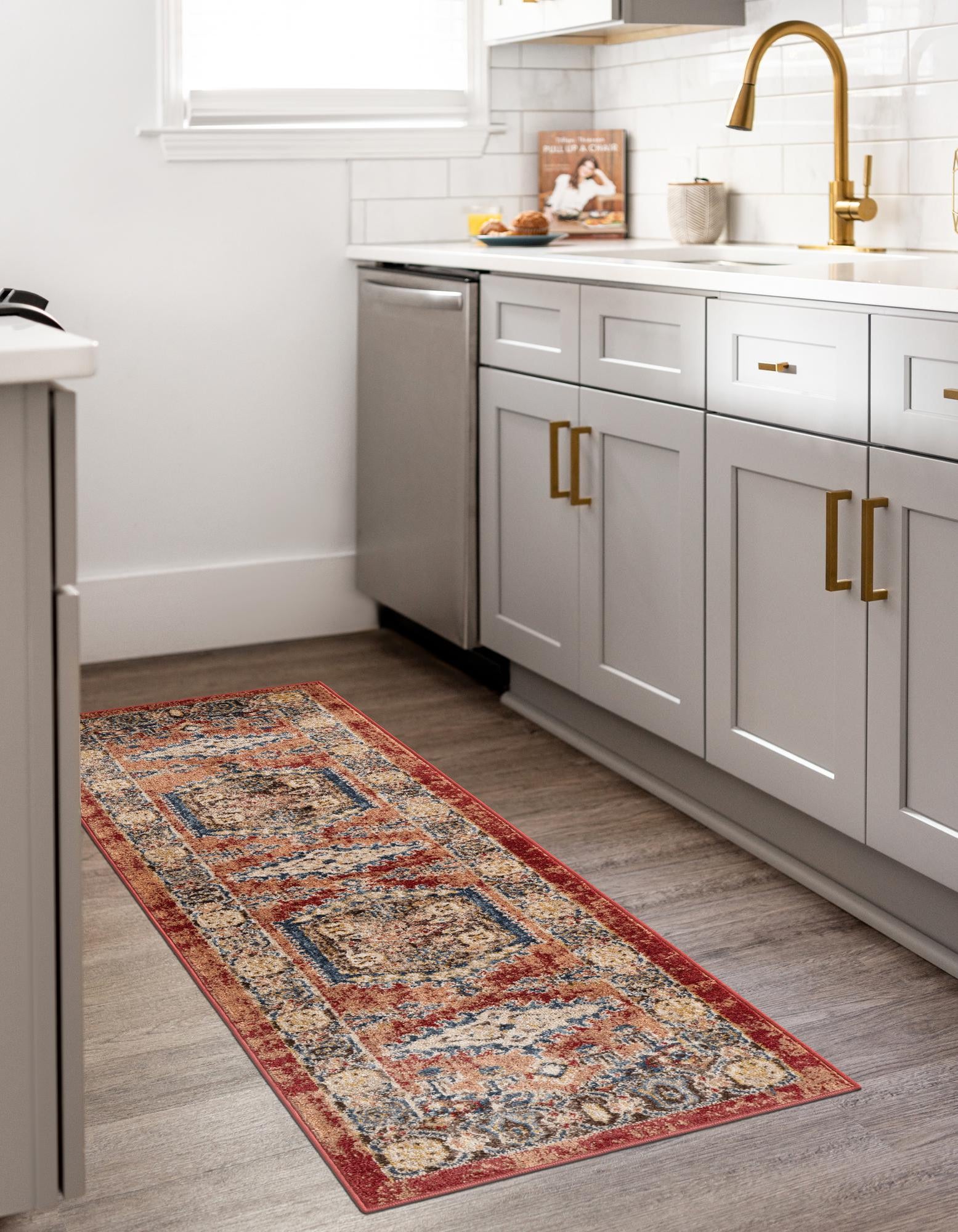 Terracotta 2' 7 x 10' Eden Runner Rug | Rugs.com