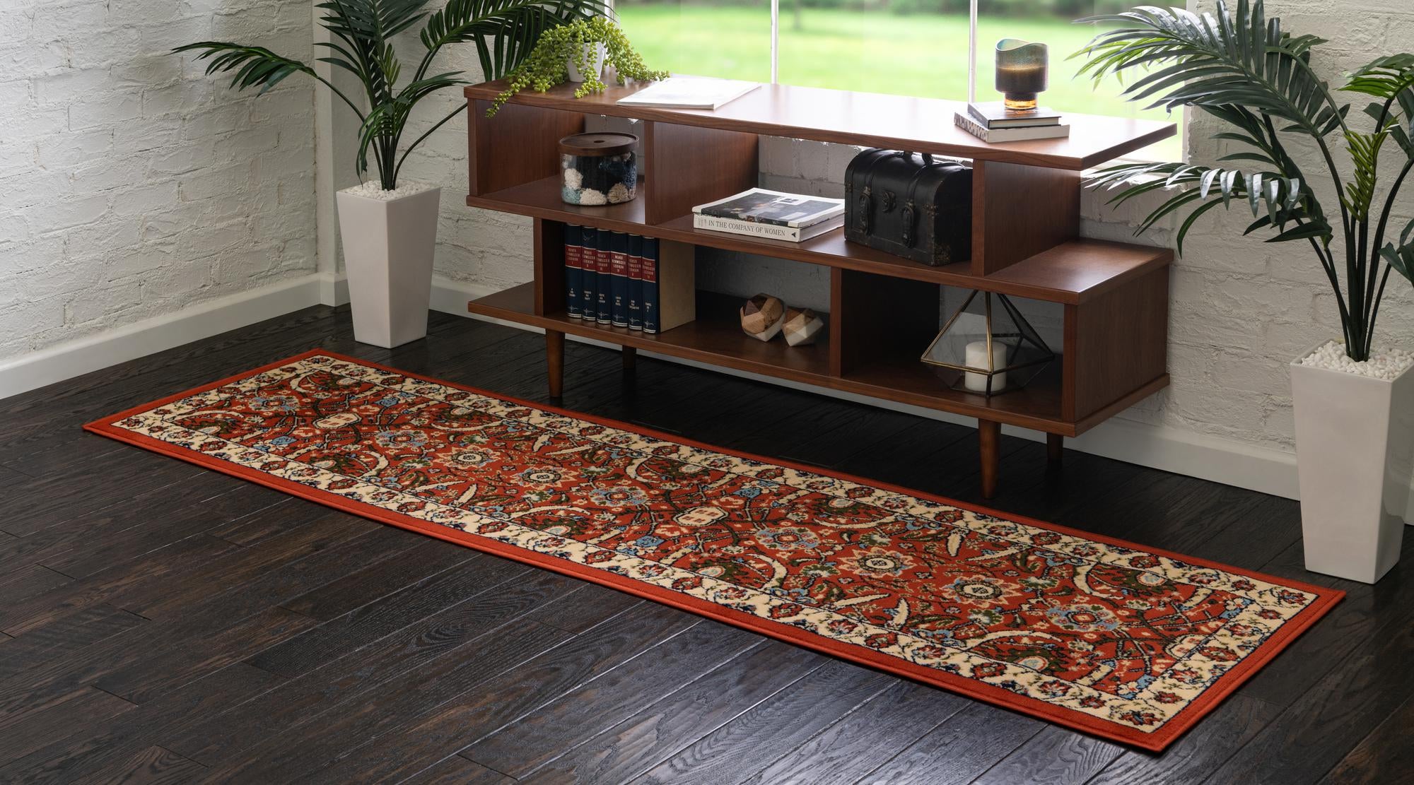 Terracotta 2' 7 x 10' Neda Runner Rug | Rugs.com