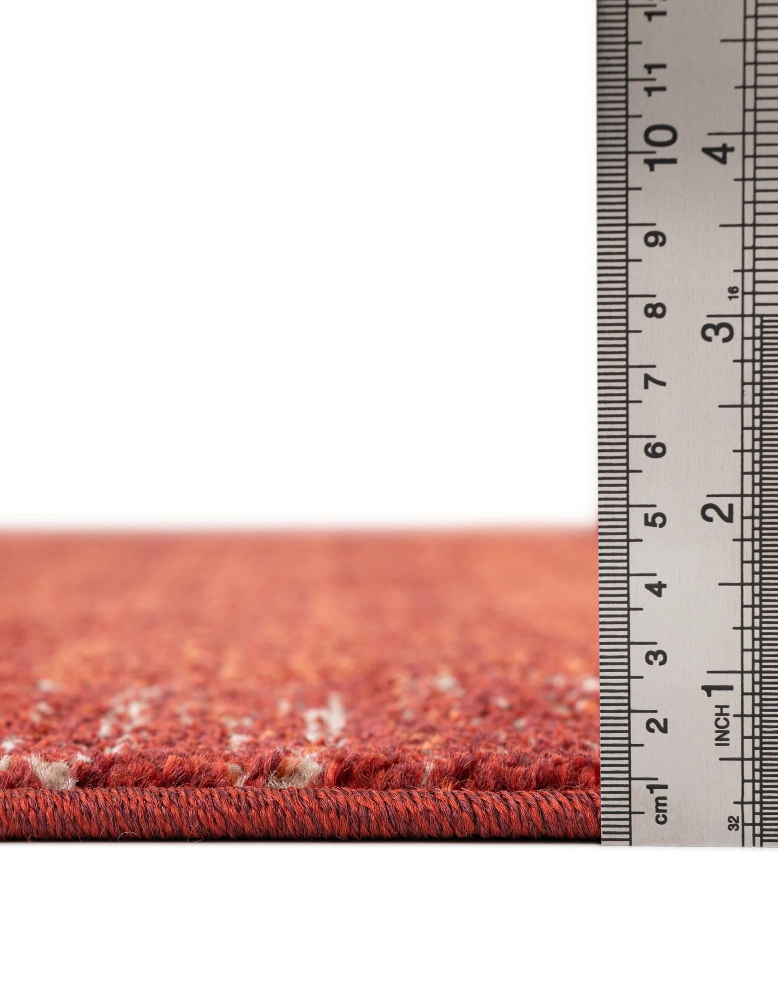 Terracotta 8' x 8' Angelica Square Rug | Rugs.com
