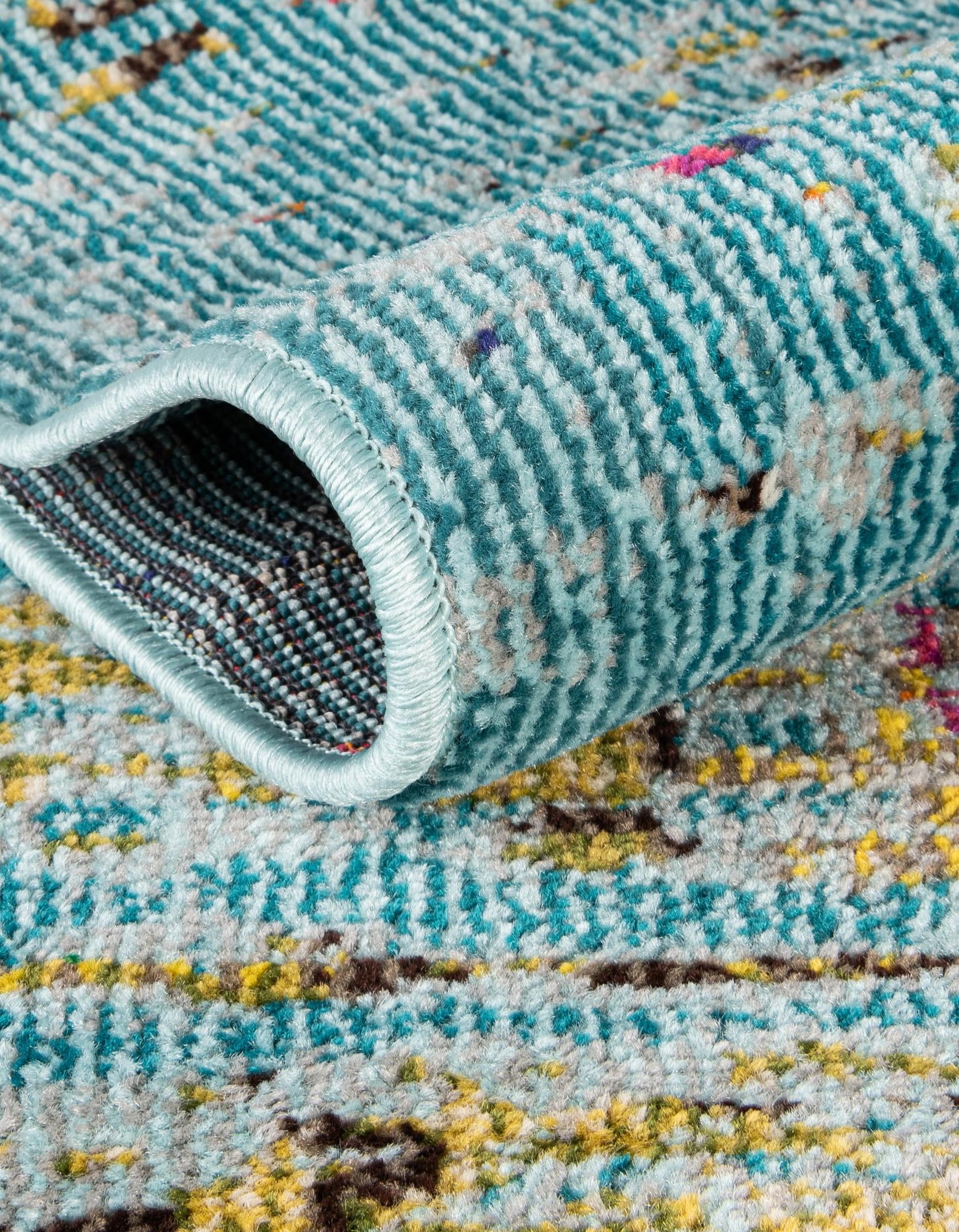 Turquoise 8' x 10' Carnevale Rug | Rugs.com