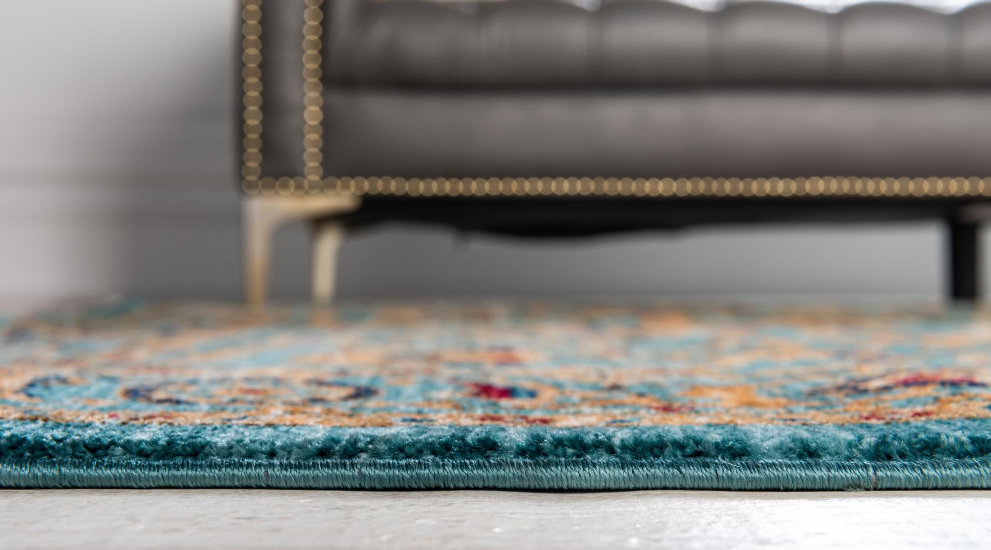 Turquoise 9' x 12' Charlestown Rug | Rugs.com
