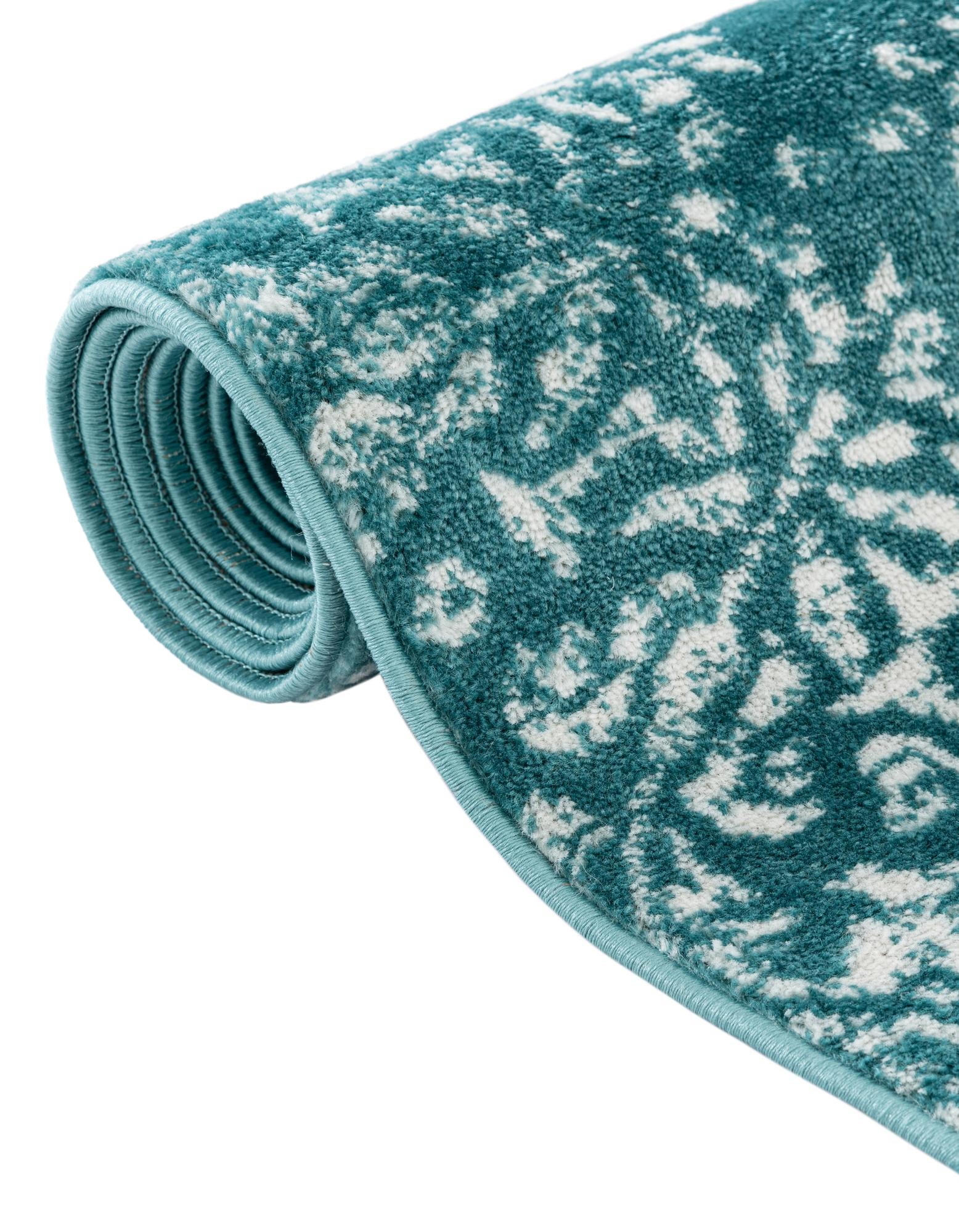 Turquoise 8' x 10' Monte Carlo Rug | Rugs.com