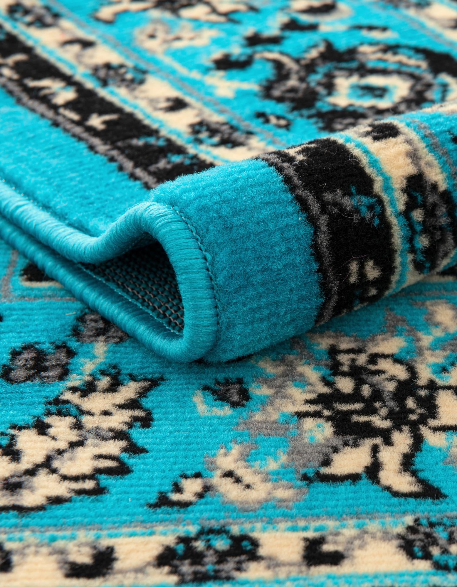 Turquoise 7' x 10' Yasmin Rug | Rugs.com