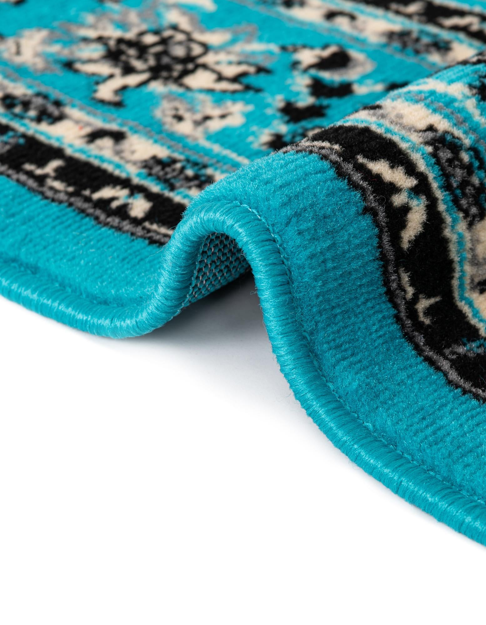 Turquoise 7' x 10' Yasmin Rug | Rugs.com