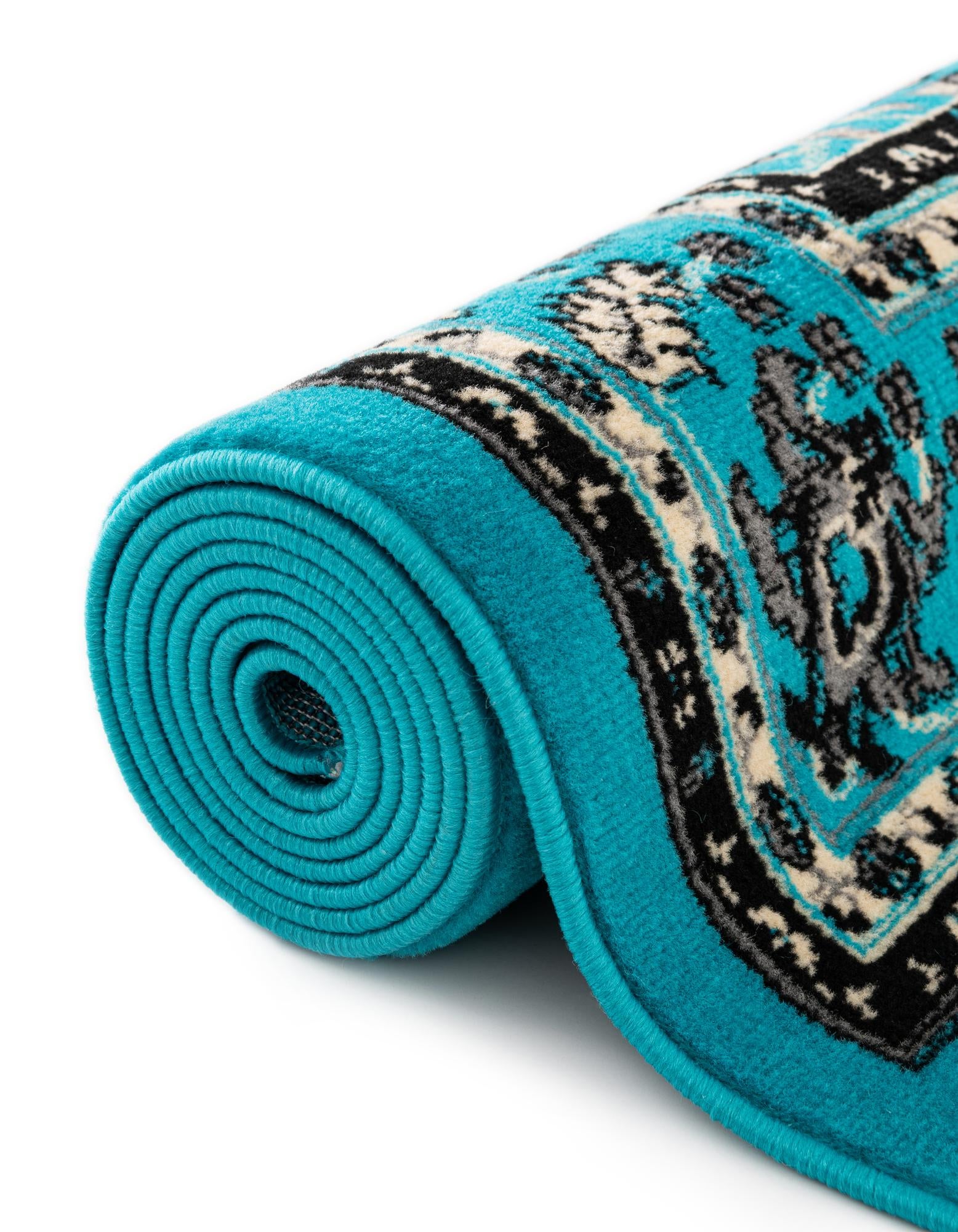 Turquoise 7' x 10' Yasmin Rug | Rugs.com