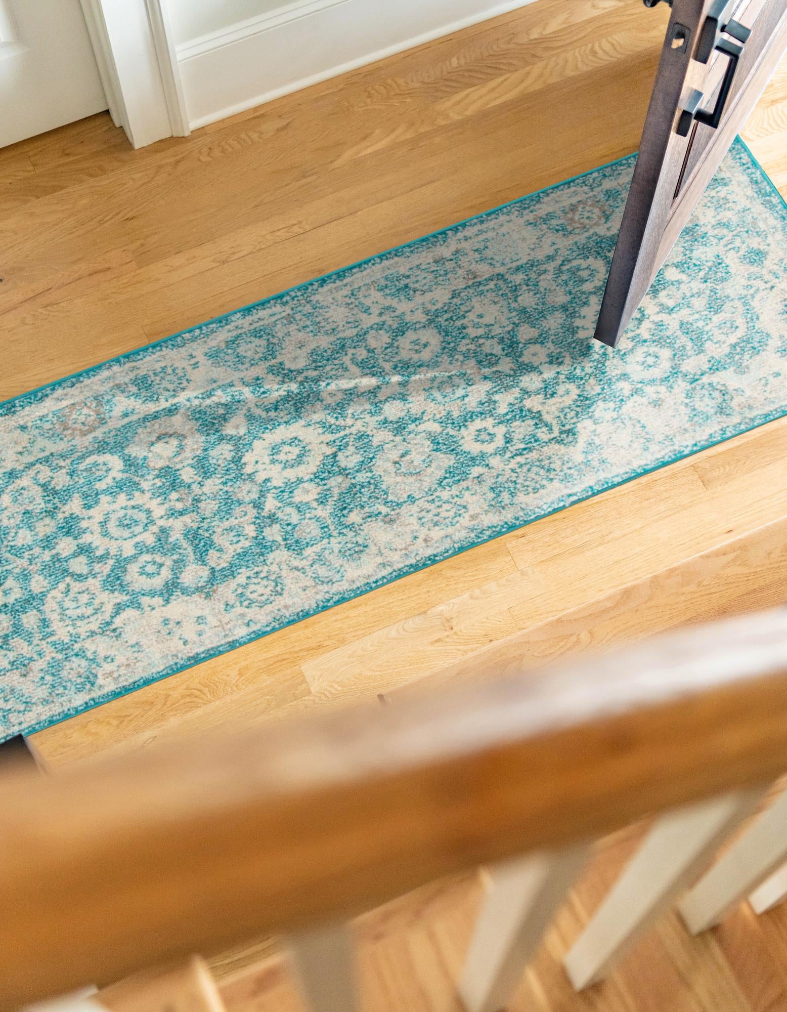 Turquoise 2' 2 x 6' Madeline Runner Rug | Rugs.com