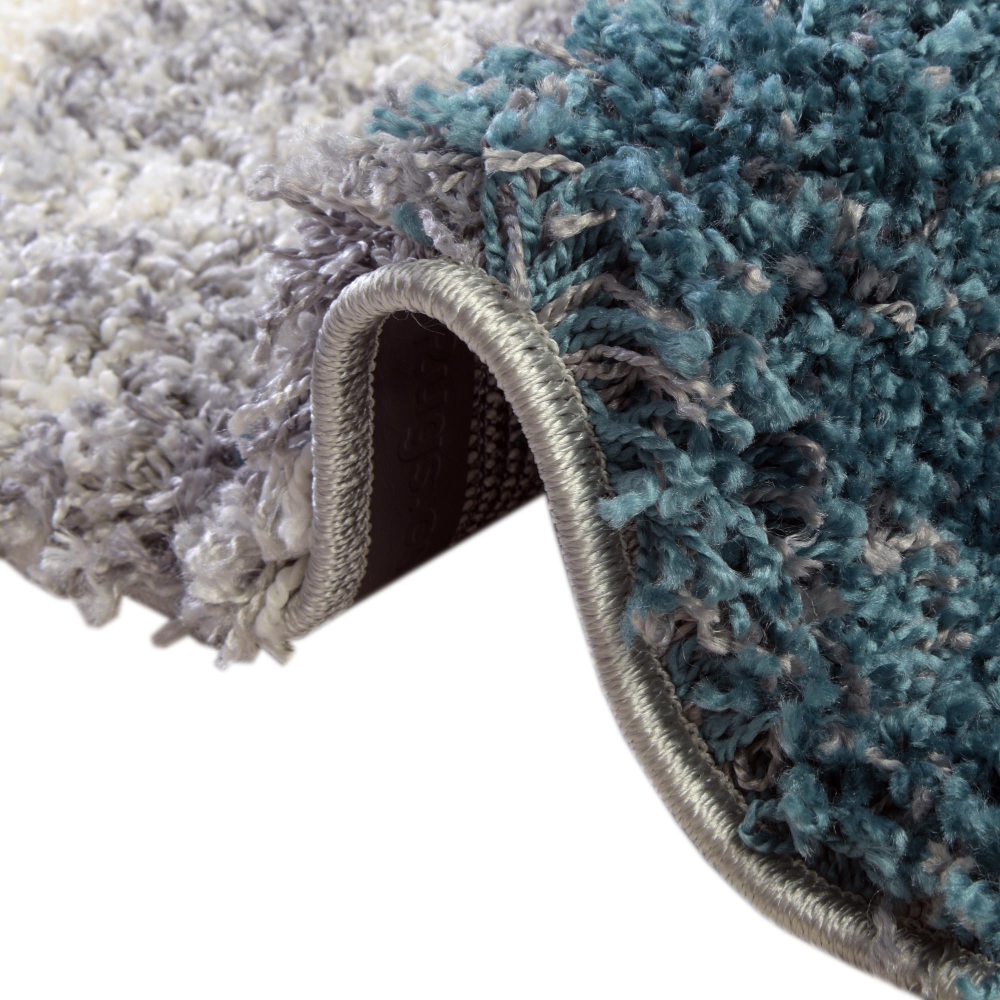 Turquoise 2' 7 x 13' Soft Touch Shag Runner Rug | Rugs.com