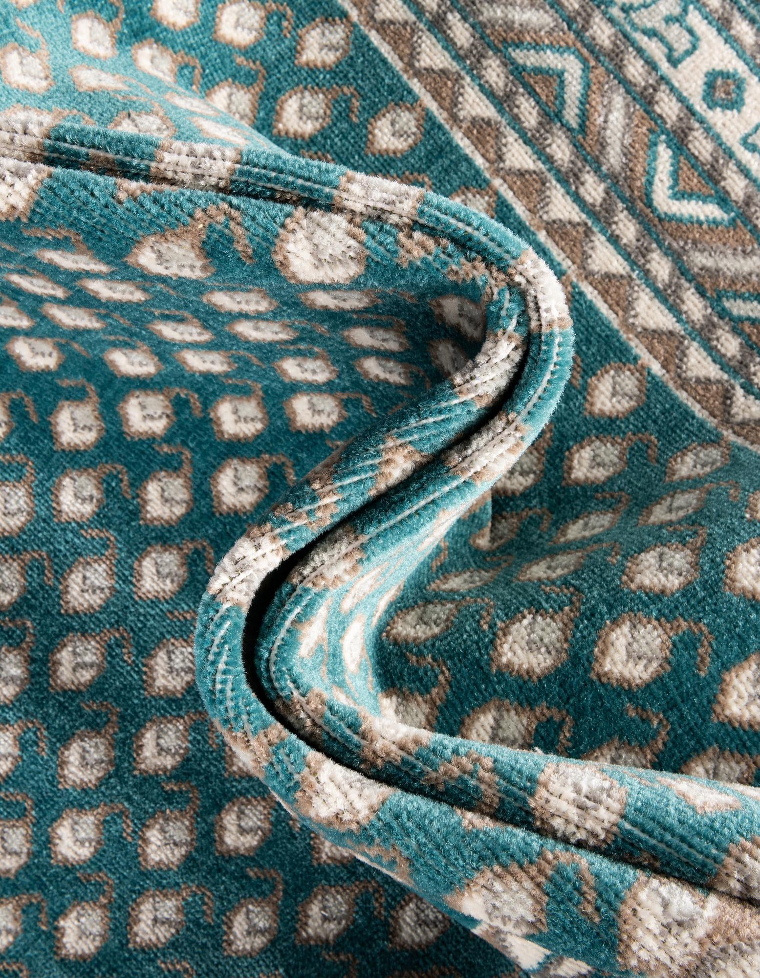 Turquoise 2' 9 x 9' 10 SoHo Runner Rug | Rugs.com