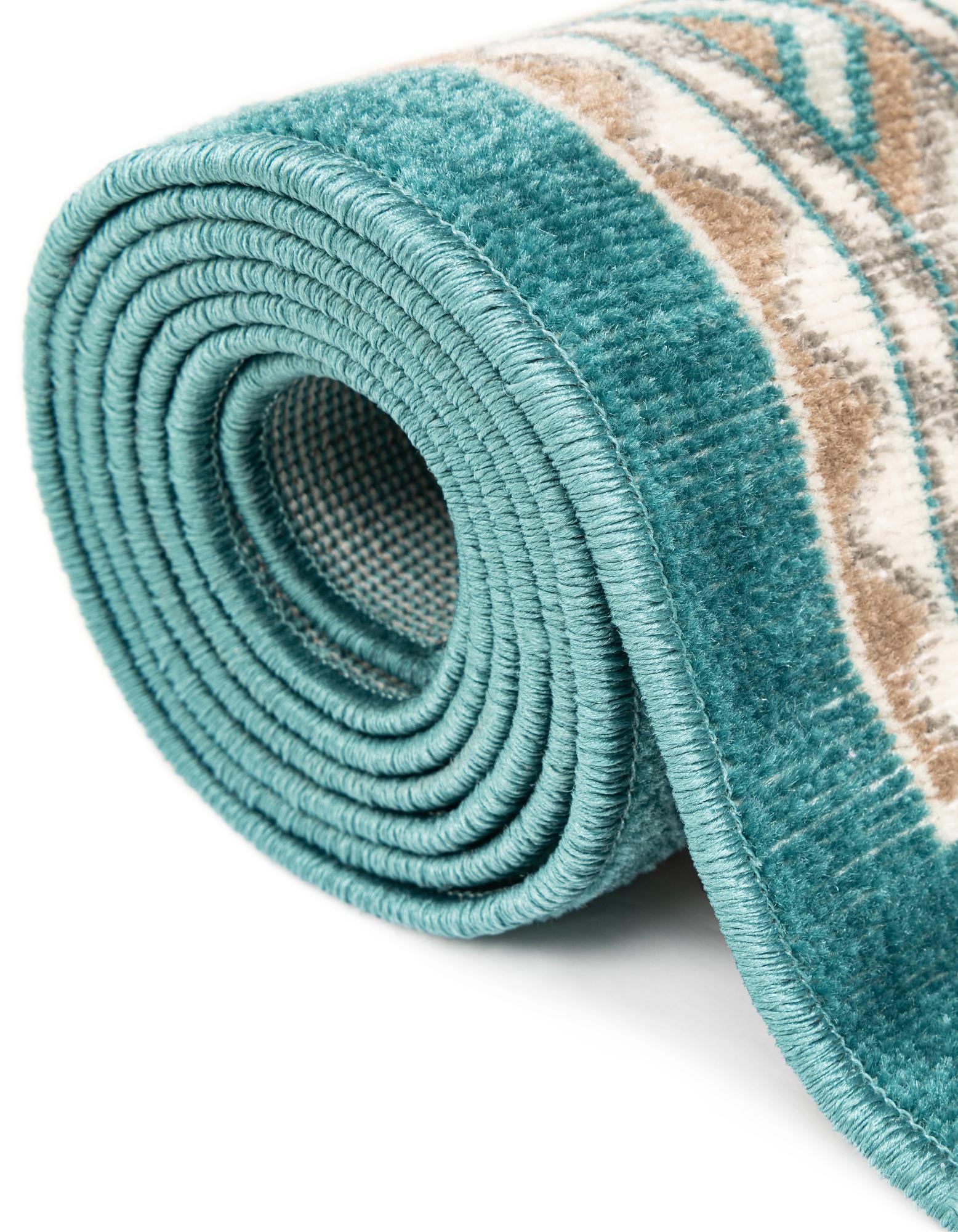 Turquoise 2' 9 x 9' 10 SoHo Runner Rug | Rugs.com