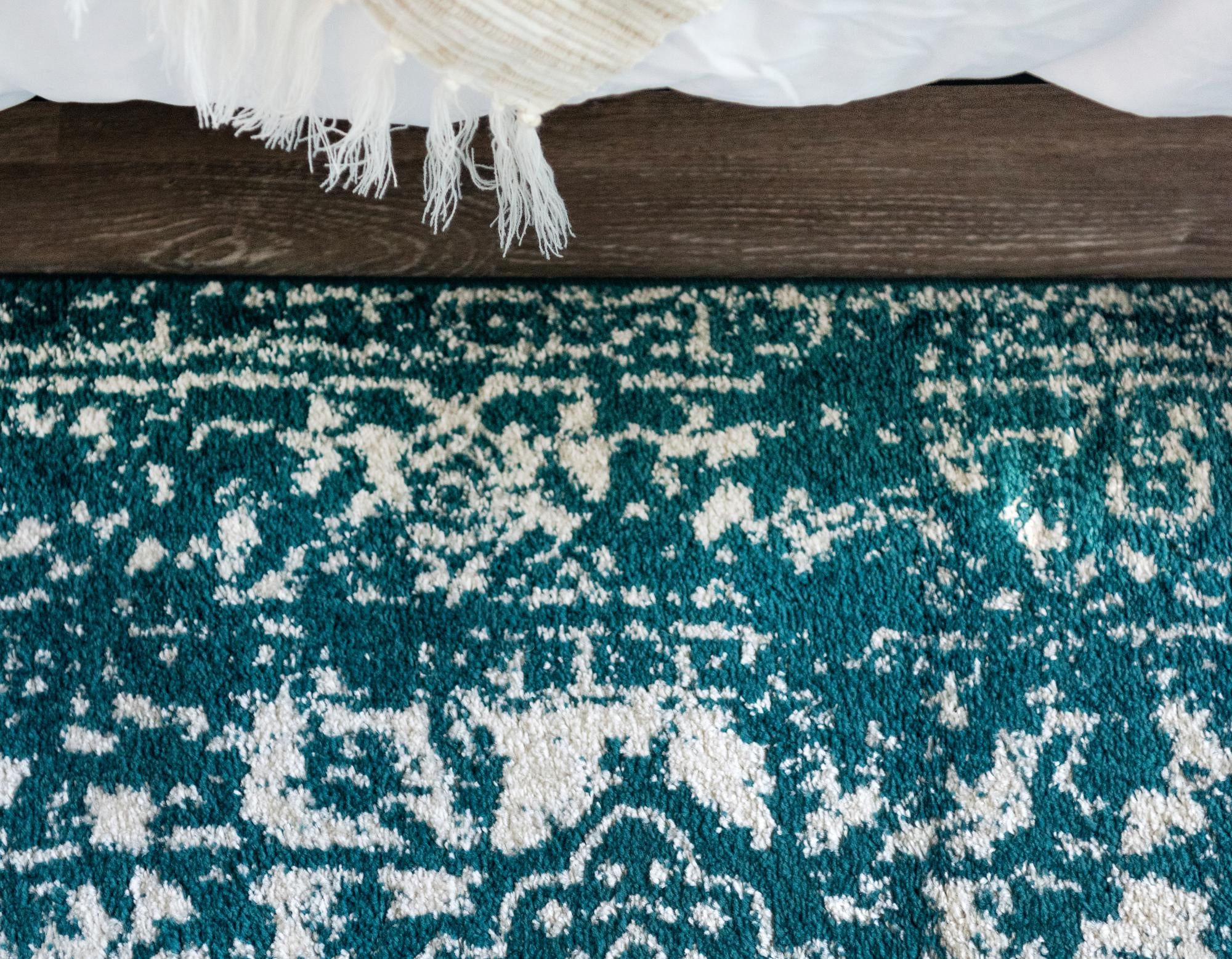 Turquoise 5' 3 x 5' 3 Arlington Square Rug | Rugs.com