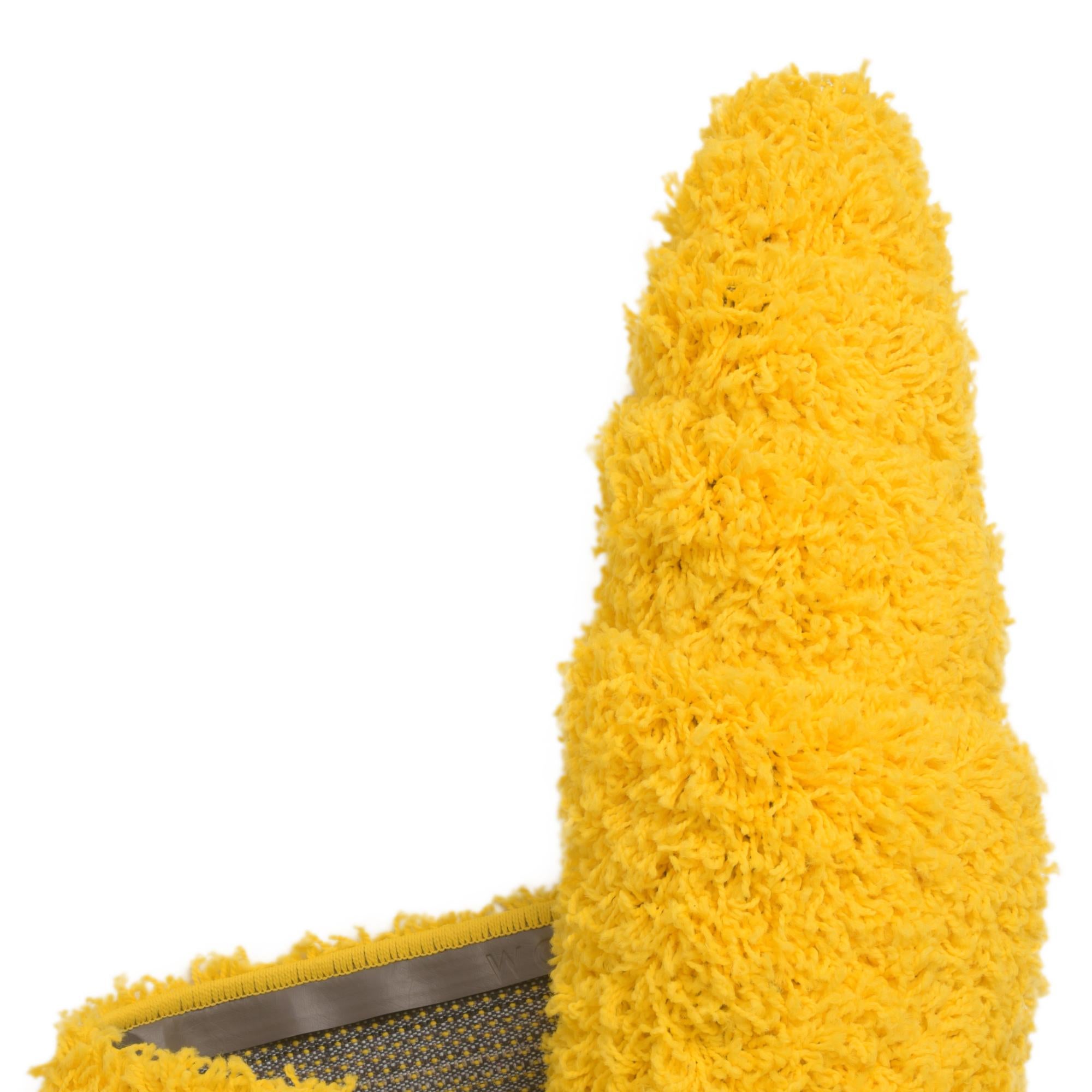 Tuscan Sun Yellow 5' x 8' Solid Shag Rug | Rugs.com