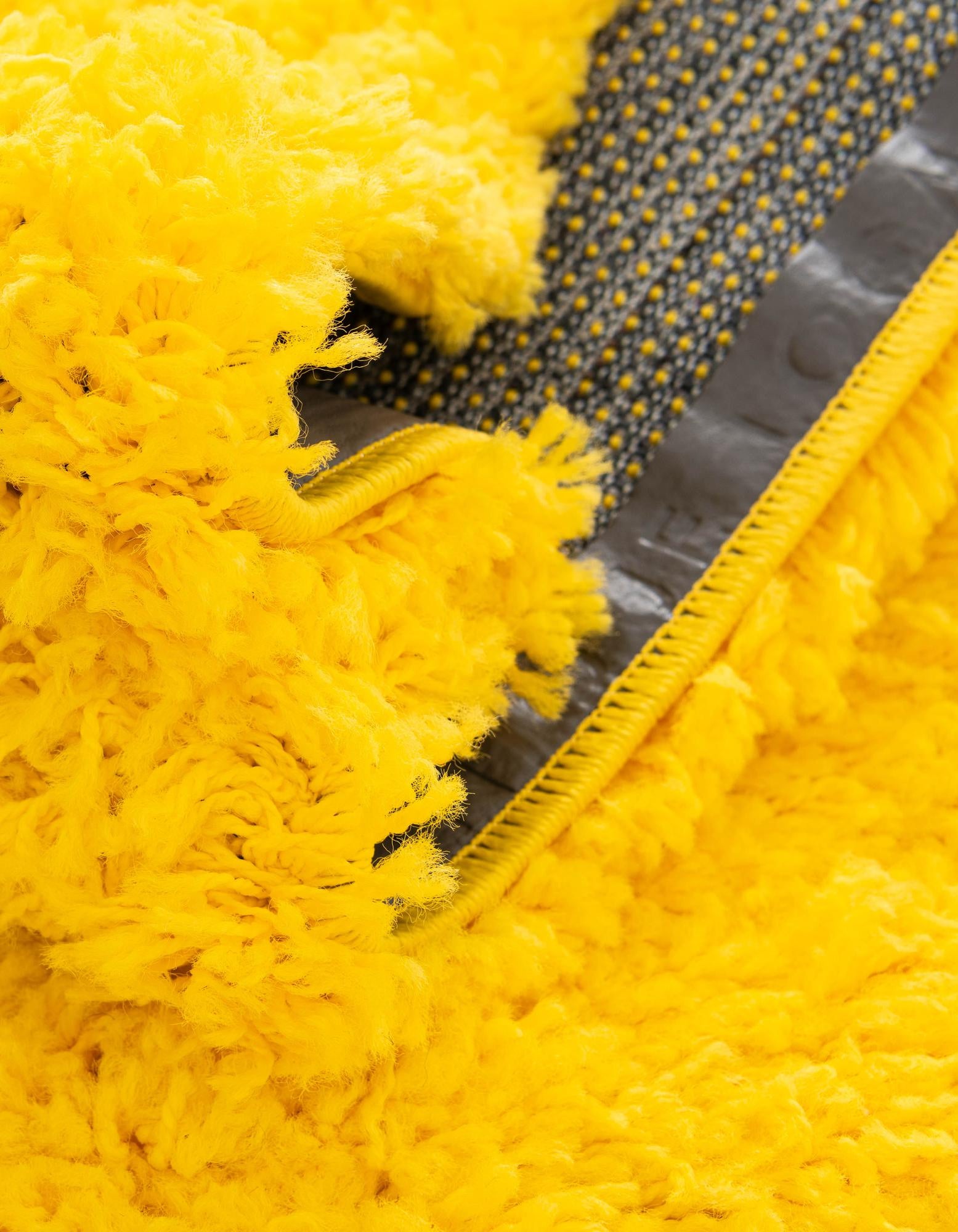 Tuscan Sun Yellow 4' x 6' Solid Shag Rug | Rugs.com