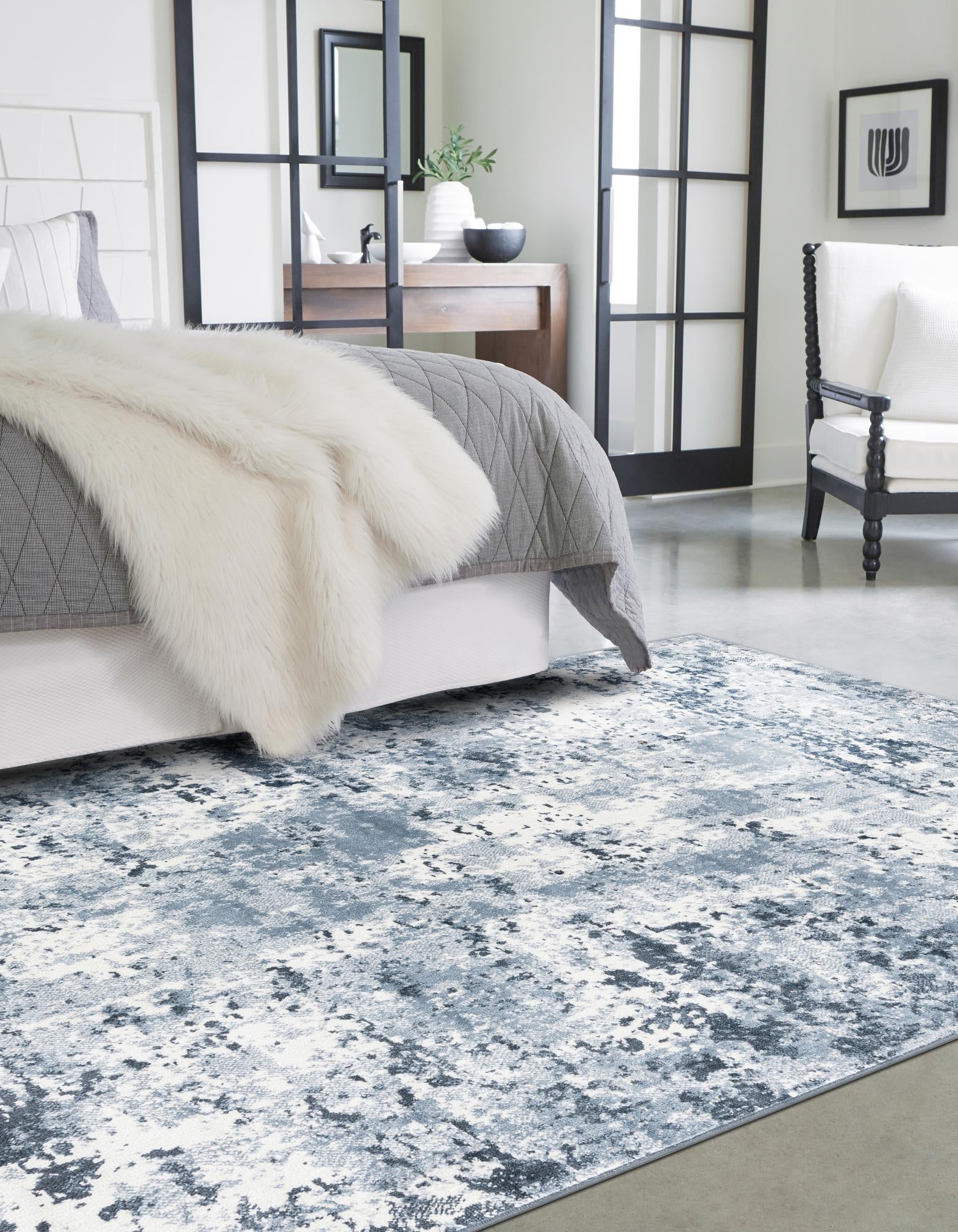 Vintage Blue 7' 10 x 11' Aurora Rug | Rugs.com