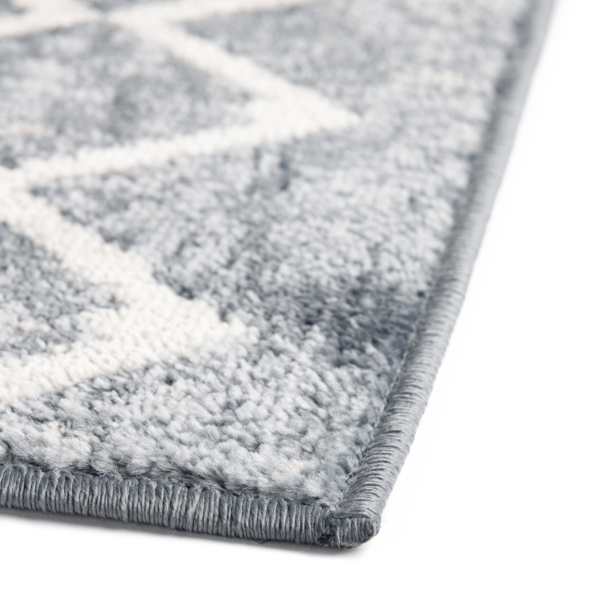 Vintage Blue 4' x 4' Bohemian Trellis Square Rug | Rugs.com