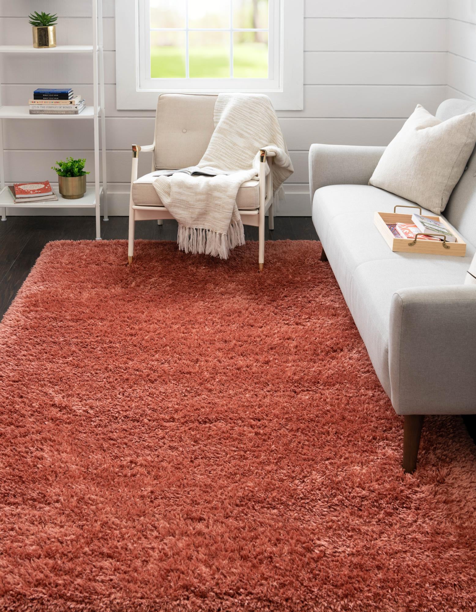 Vintage Rose 8' x 10' Infinity Shag Rug | Rugs.com