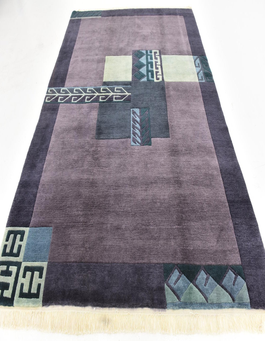 Violet 7' 2 x 9' 6 Hand Knotted Nepal Wool Rug | Rugs.com