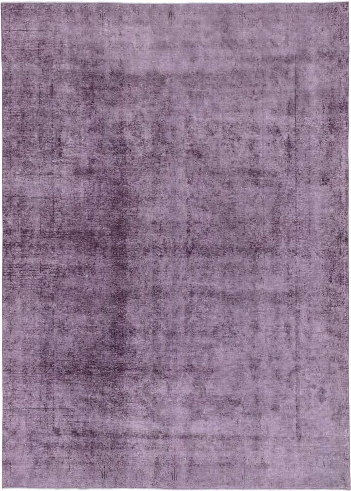 Violet 9' 5 x 11' 7 Hand Knotted Ultra Vintage Persian Wool Rug | Rugs.com