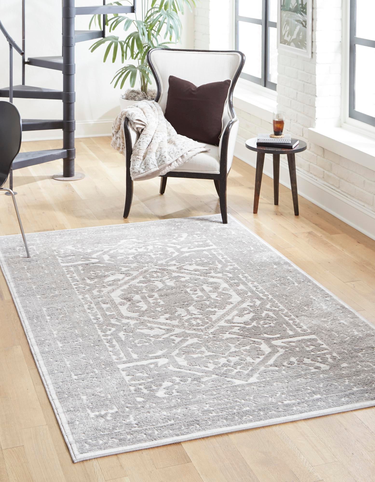 Gray 9' 10 x 14' Edgewater Boston Rug | Rugs.com