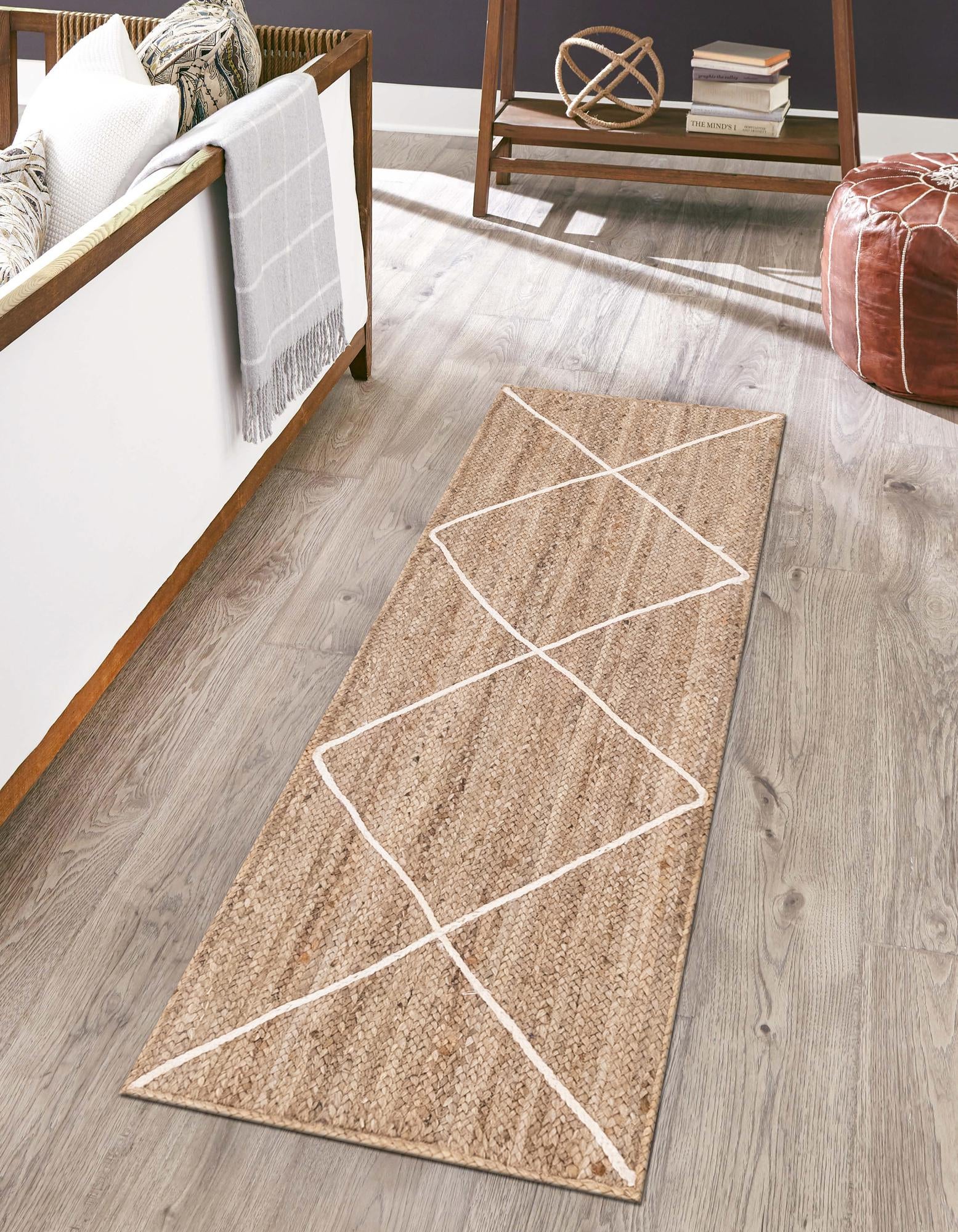 Natural 2' 2 x 6' 1 Hand Braided Jute Runner Rug | Rugs.com